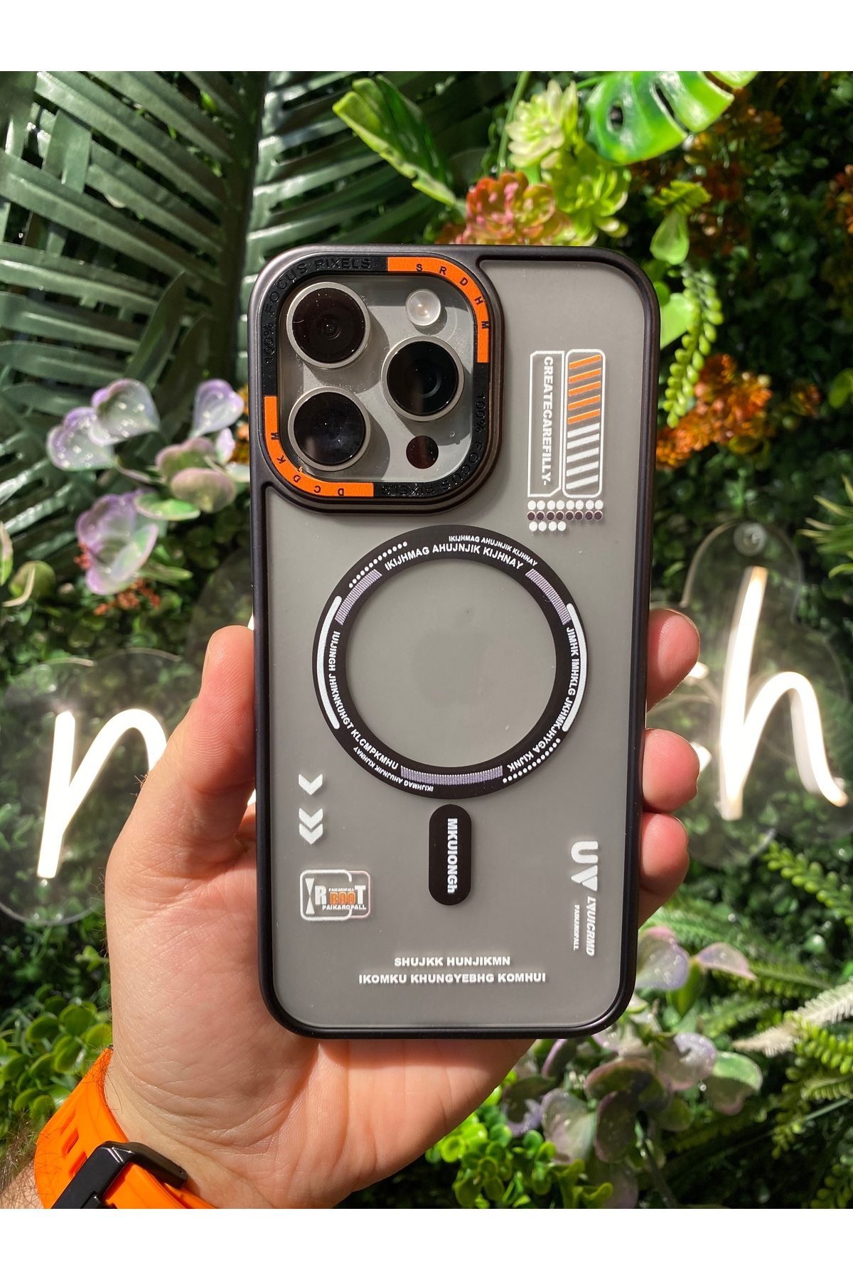 NFTECH İPHONE 15 PRO MAX UYUMLU KILIF MAGSAFE DESTEKLİ KORUYUCU KENARLI ...