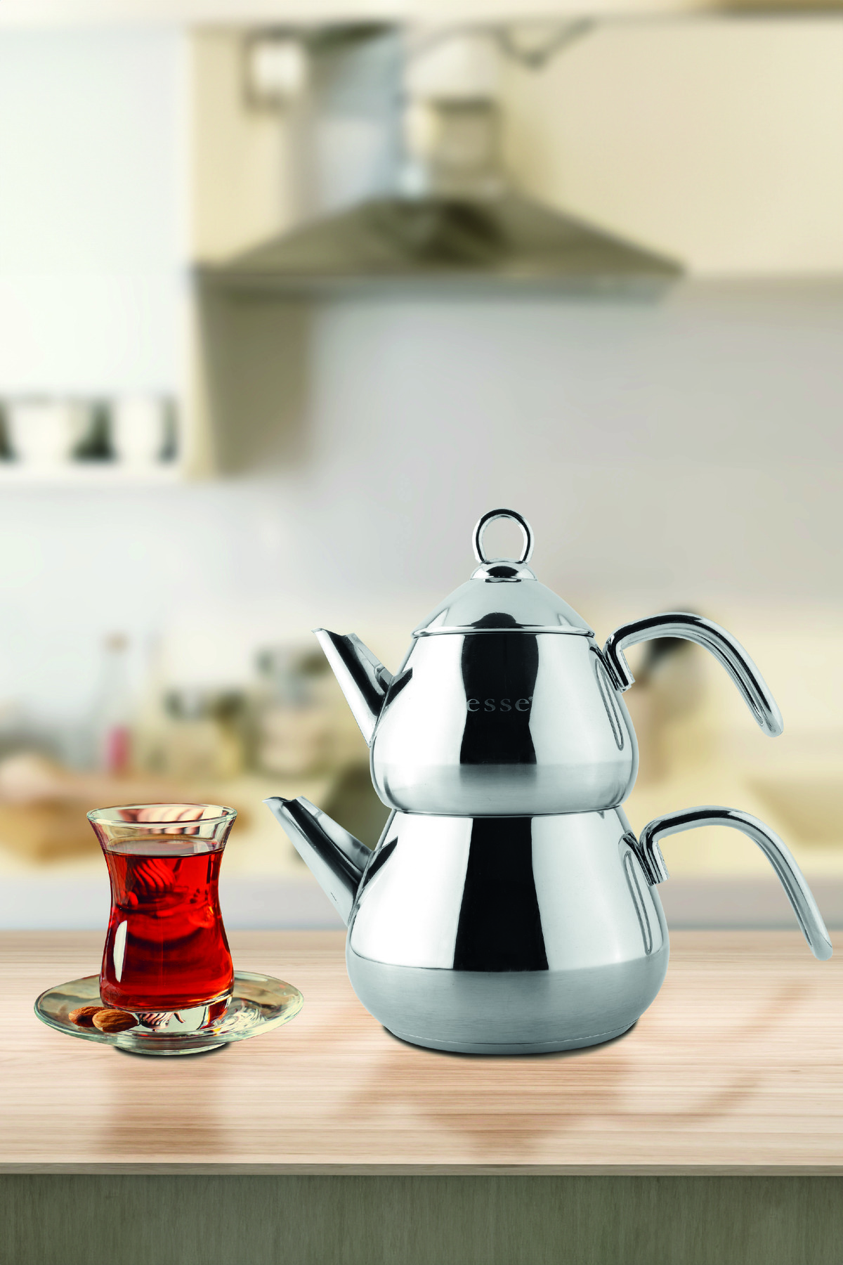 Esse Pro İndiksiyon Tabanlı Çelik Çaydanlık 1.0 Lt / 2,1 Lt E002 Fiyatı ...
