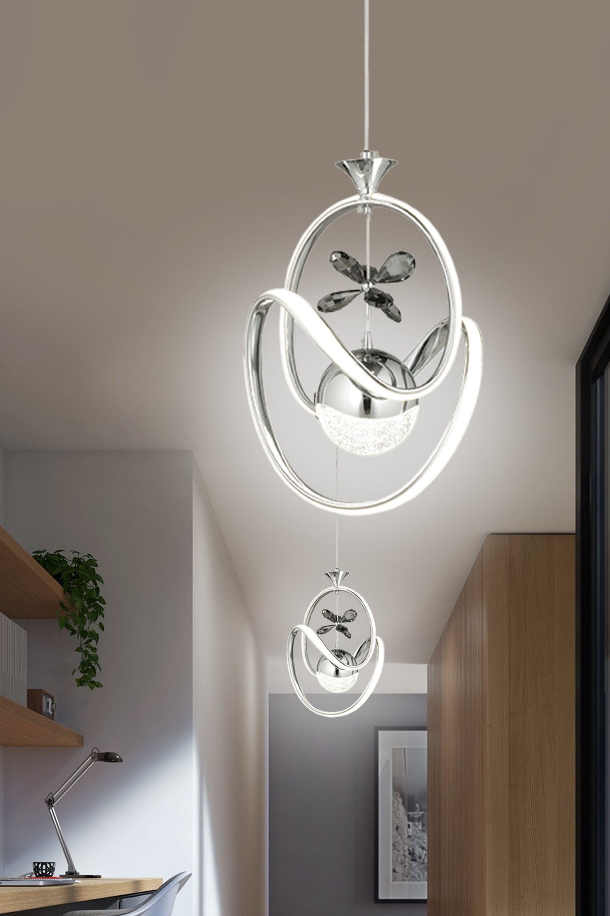 Luna Lighting Modern Led Avize Ledli Avize 2'li Set Fiyatı, Yorumları ...