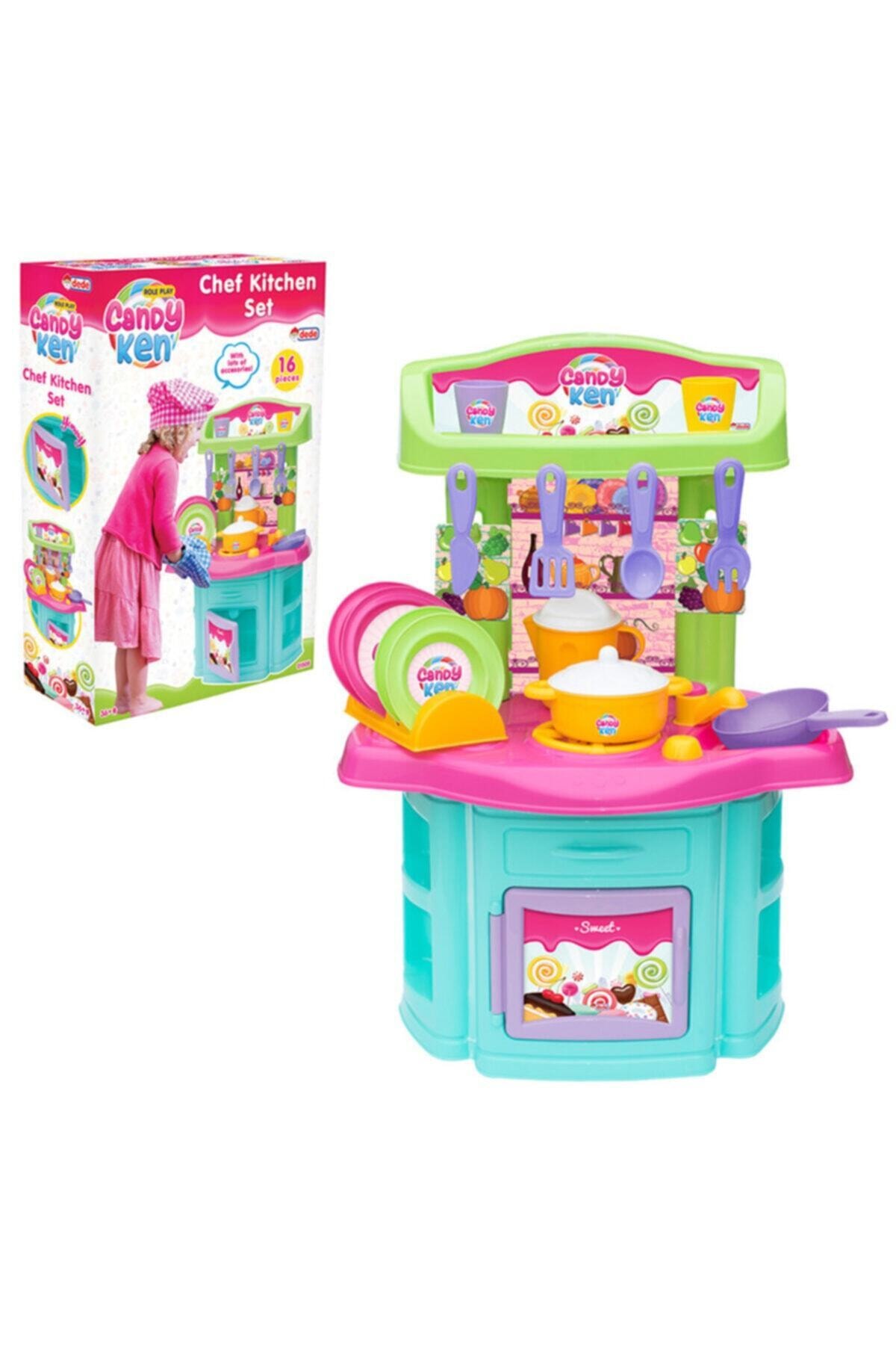 DEDE Candy Oyuncak Mutfak Seti Büyük Boy Şef Mutfak Set Fiyatı ...
