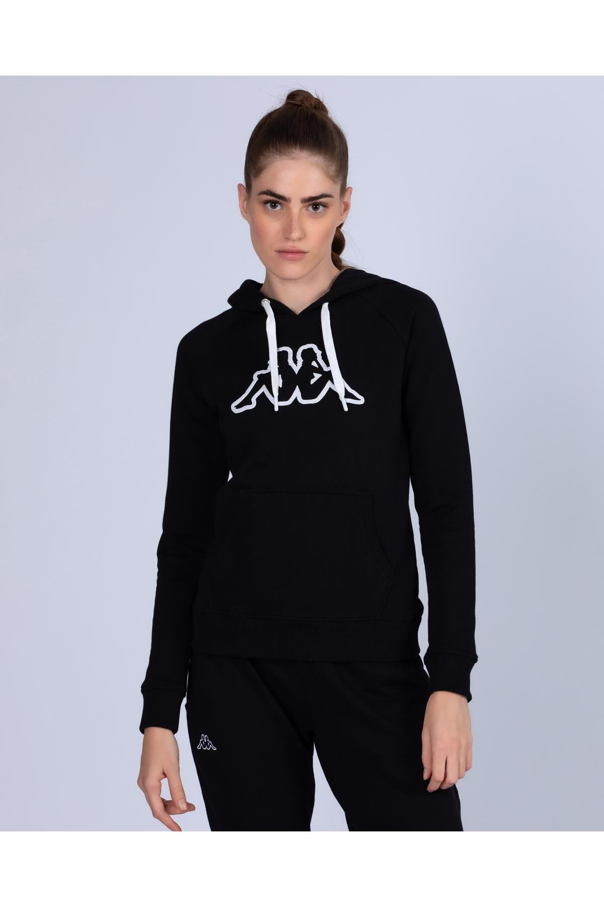 Kappa Logo Belle Slim Kadın Siyah Slim Fit Hoodie Fiyatı, Yorumları ...