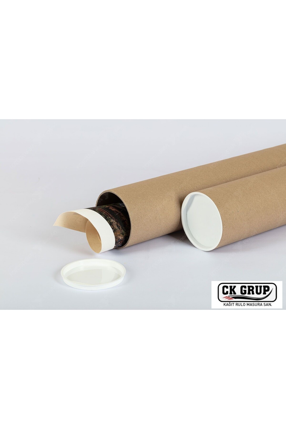 MASURA CK Rulo Kapaklı Silindir Kutu Gönderi Poster Kutusu 5 Cm X 52 Cm ...