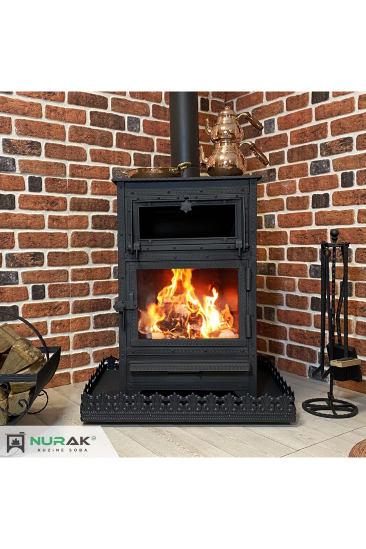 Nurak Kuzine Soba Fırınlı Şömine Fiyatı, Yorumları - Trendyol