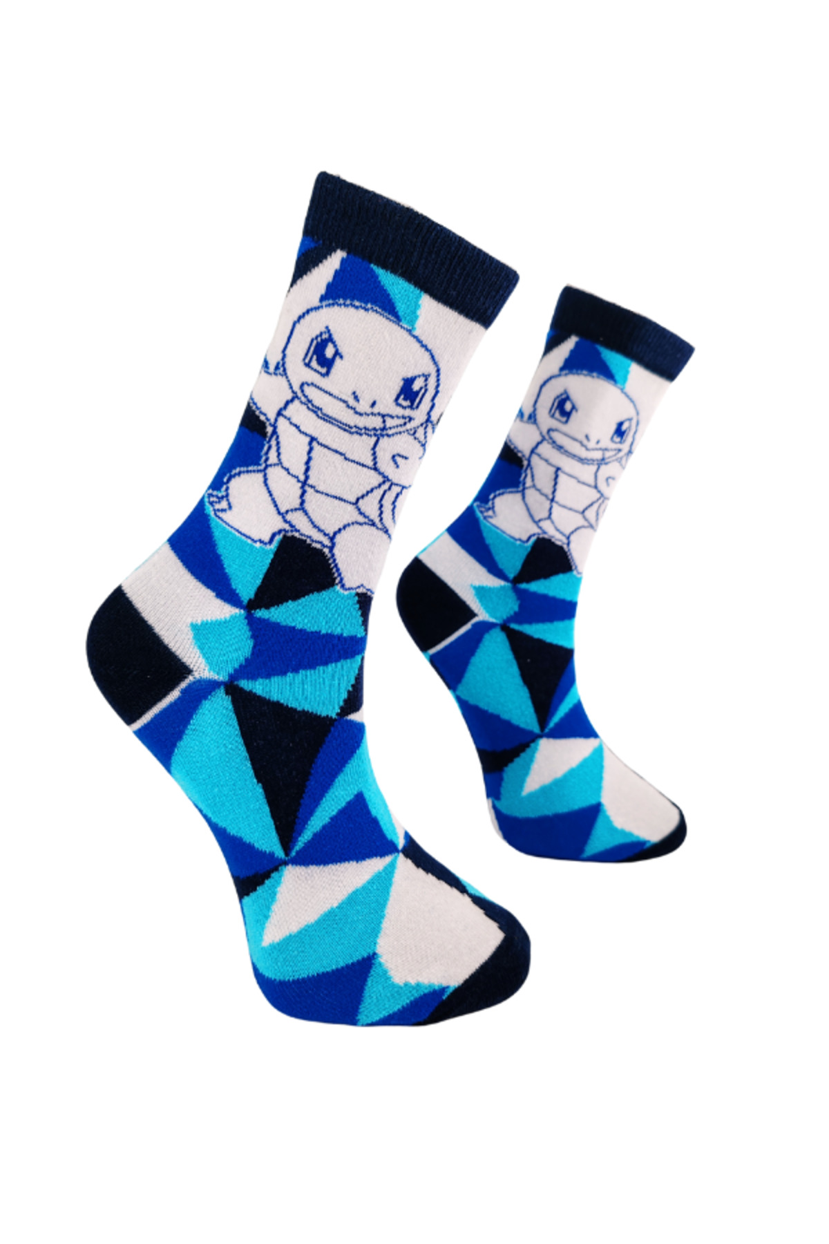 Shuttle Park İthal Özel Seri Unisex Pokemon Squirtle Renkli Soket Çorap ...