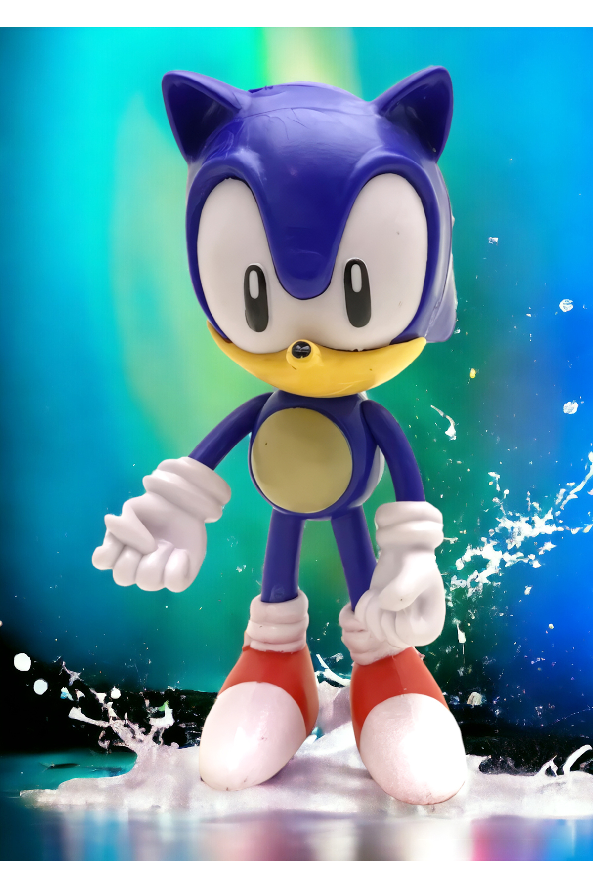 e-life Sonic Hedgehog Kirpi Sonic Anime Karakter Figür Eklemli Silikon ...