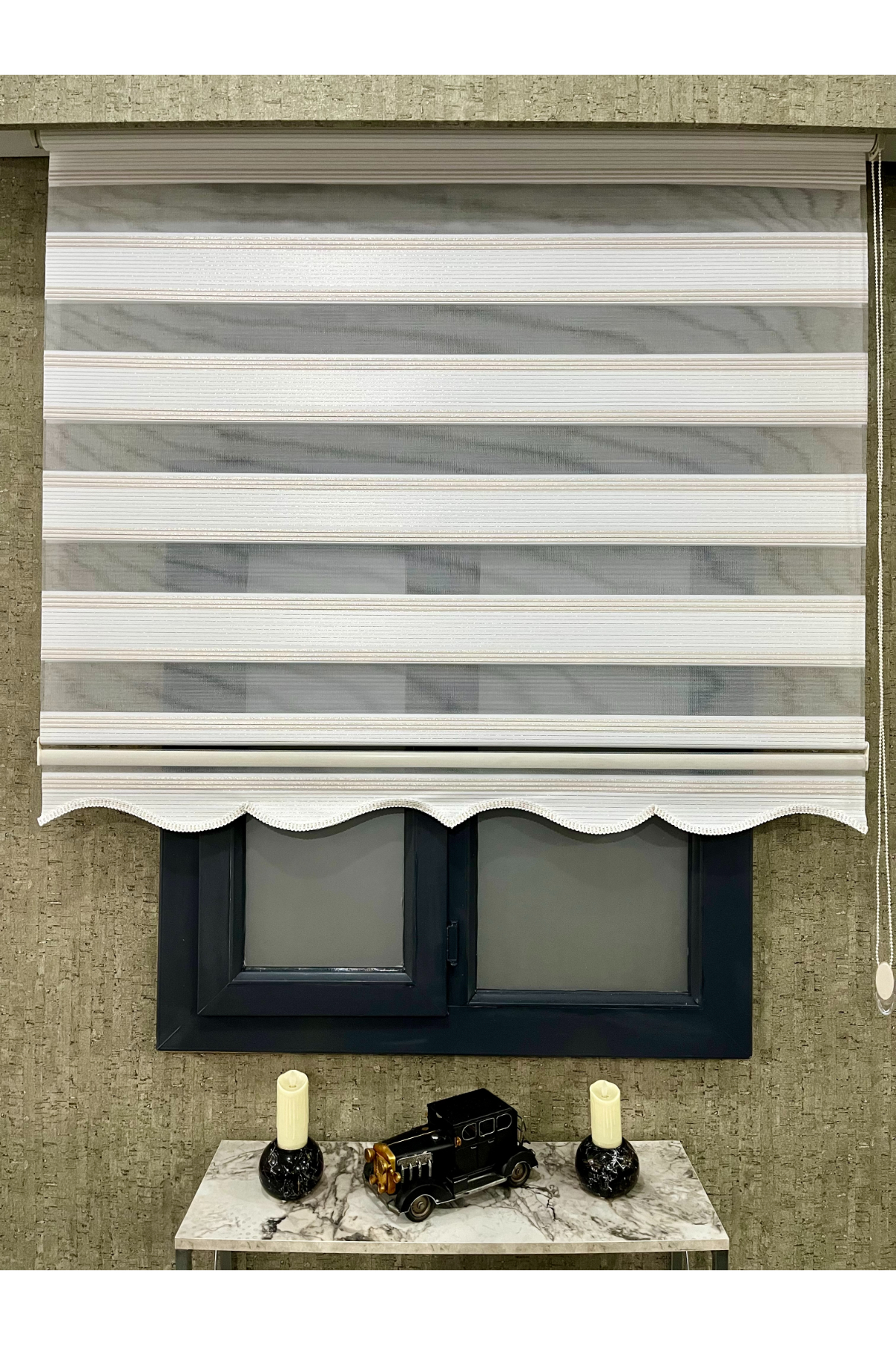 VOLPER MEKANİK PliseStar V-02 Pliseli Zebra Ve Stor Perde Gold Simli ...