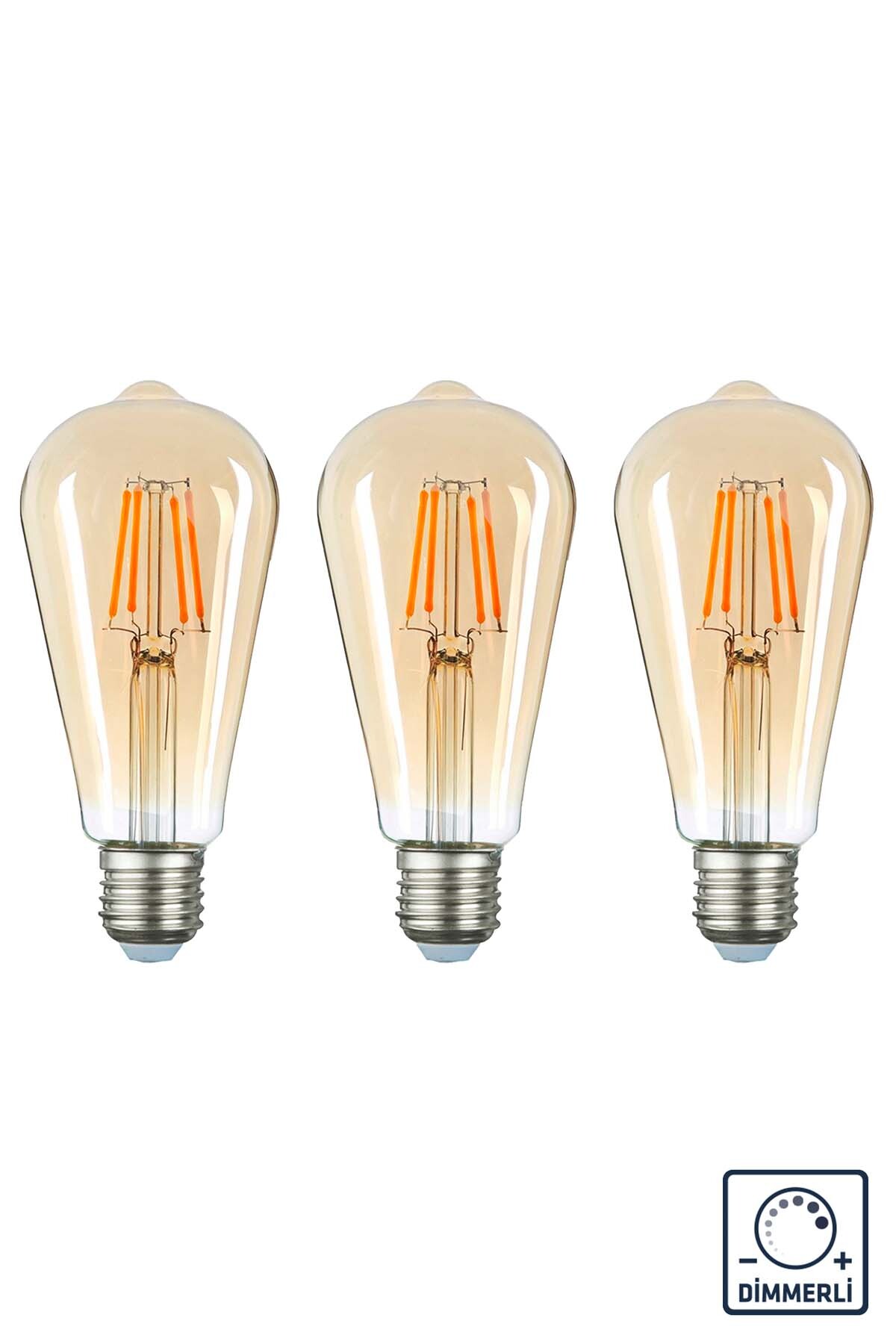 LAMBAM Led Armut Model Rustik Ampul 4w 2500k E27 (Dimmerli) ERD-31 ...