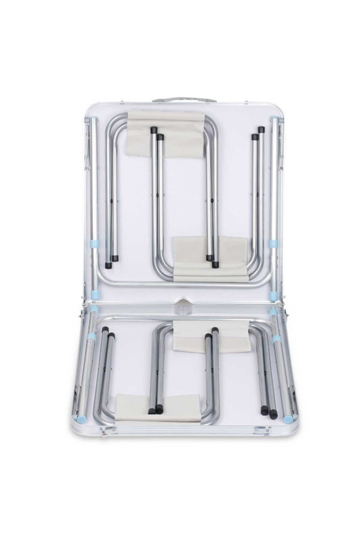 Funky Chairs Tabureli Katlanabilir Piknik Masası Seti -Gri Fiyatı ...