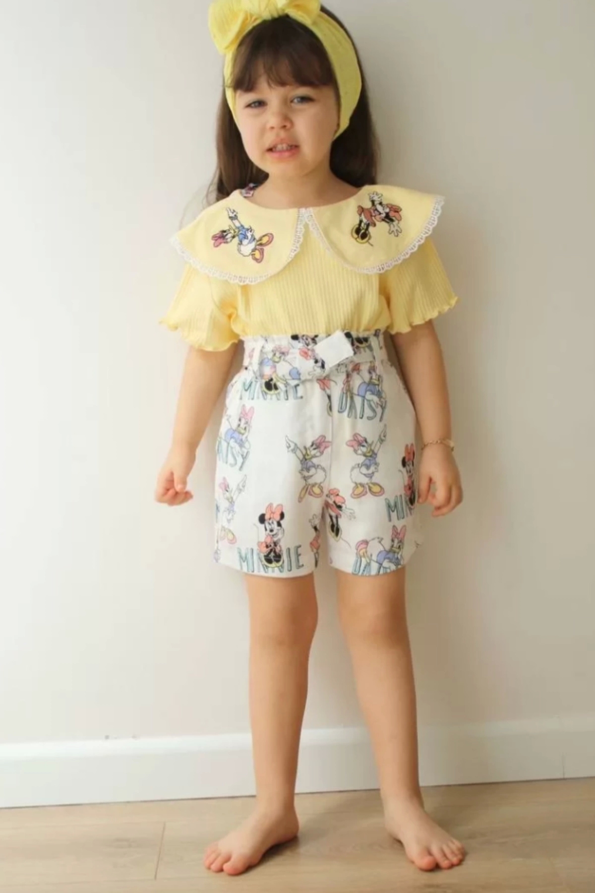 Kidmark Çocuk Modası Kız Çocuk Dokuma Şortlu Minnie Takım Fiyatı ...