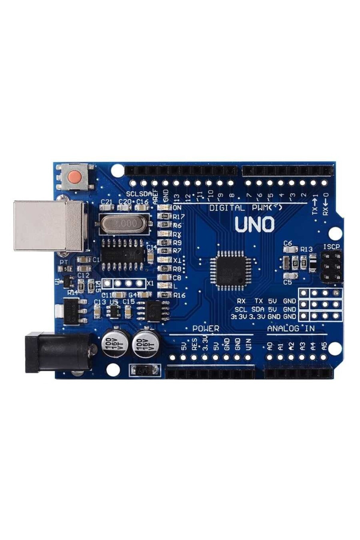 Samm Arduino Uno R3 SMD CH340 Chipset Klon (Usb Kablo Dahil) Fiyatı ...