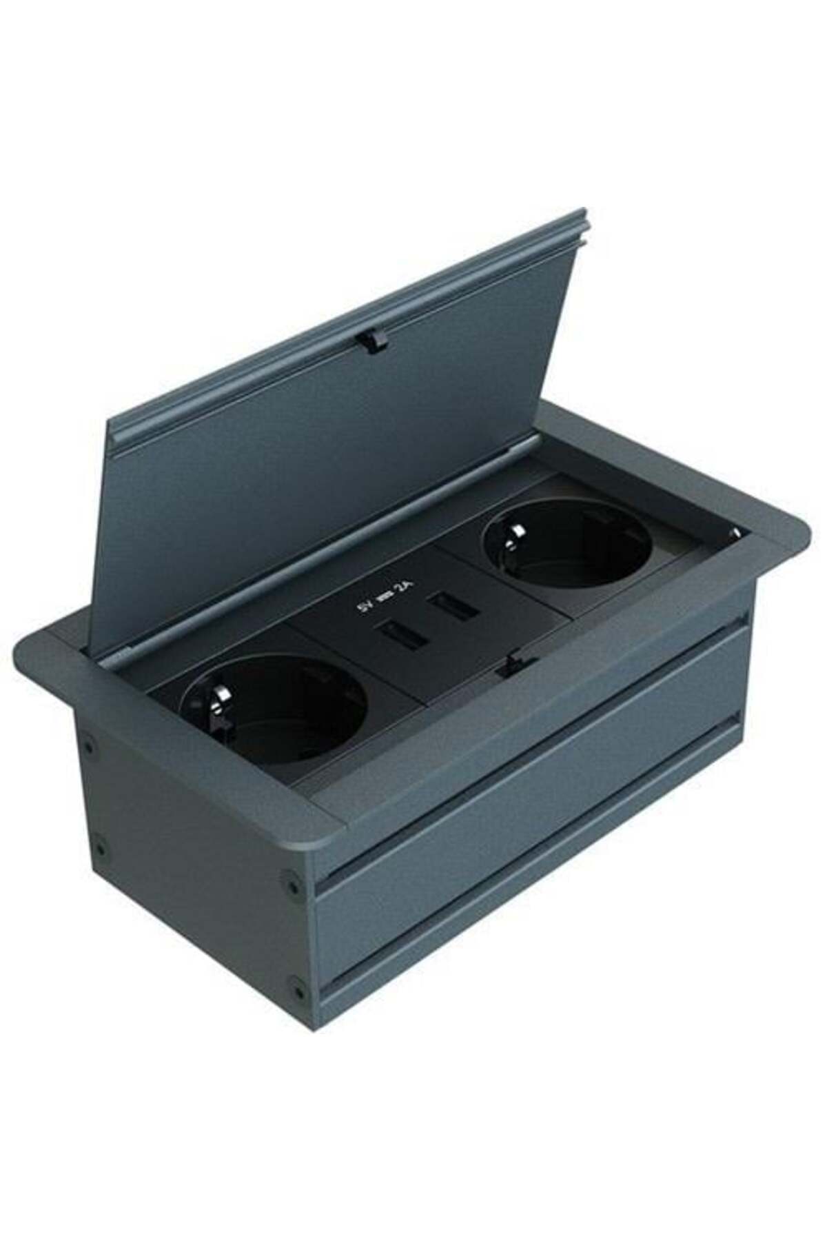 DİZAYNAKS Masa Üstü Gömme Bas-aç Usb Hızlı Şarj Ve Priz Sistemi Fiyatı ...