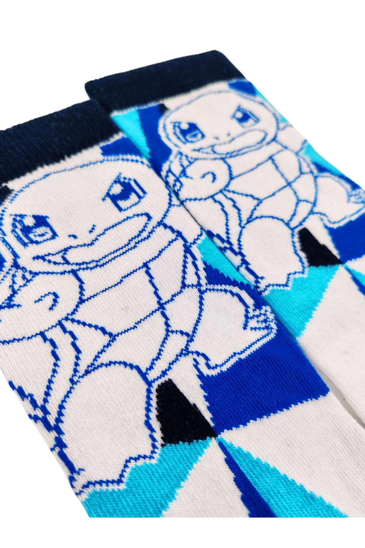 Shuttle Park İthal Özel Seri Unisex Pokemon Squirtle Renkli Soket Çorap ...