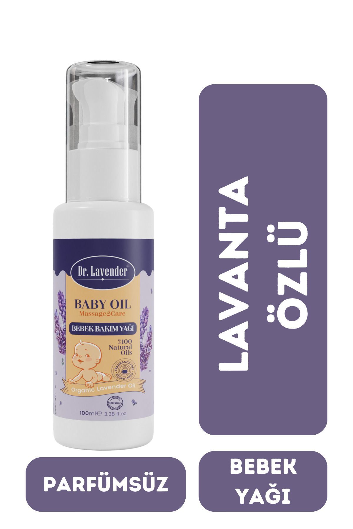 Dr. Lavender Lavanta Özlü Sakinleştirici Ve Rahatlatıcı Bebek Bakım Yağı 100 ml Fiyatı ...