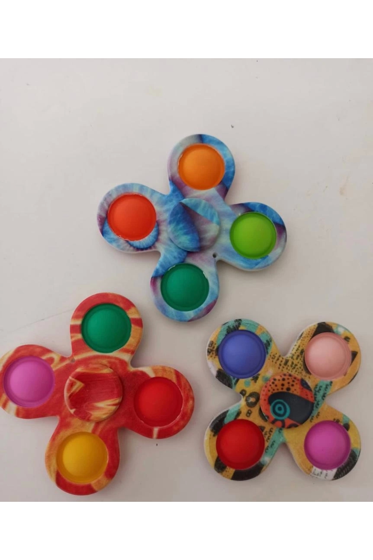 alisverisdevi Özel Pop Duyusal Oyuncak Zihinsel Stres 4 Parmak Gyro Pop ...