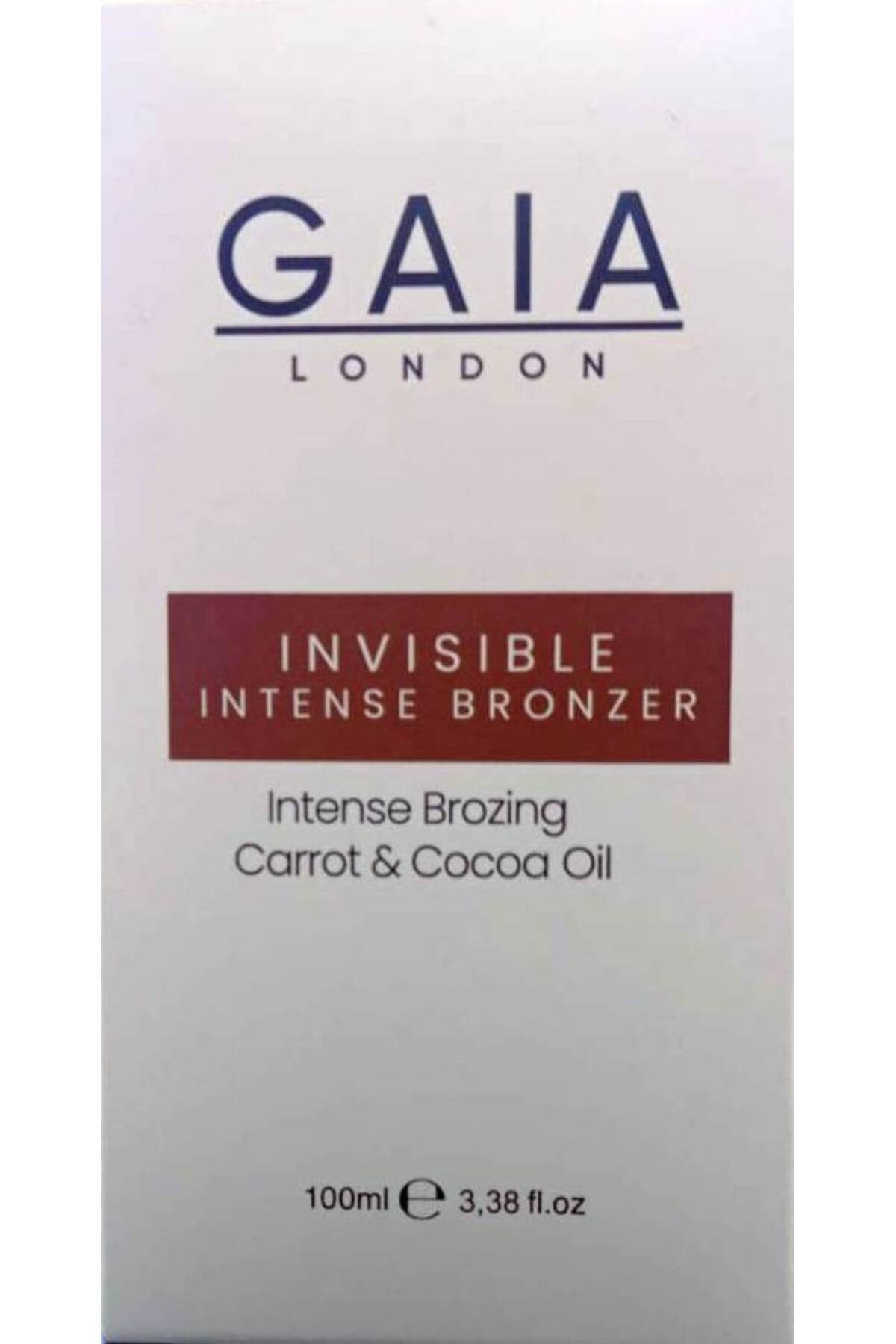 Gaia London İnvisible Intense Bronzer Ton Eşitleyici Yüksek Koruma Güneş Yağı 100 ml Fiyatı ...