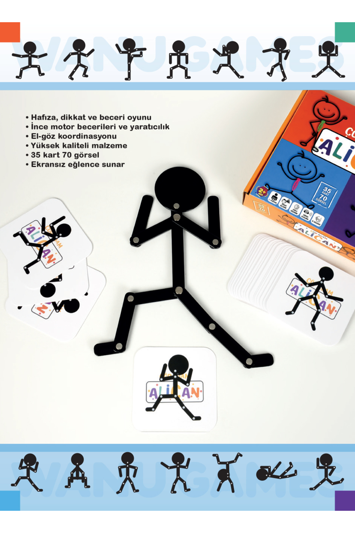 Wanu Games Çöp Adam Alican ve Gezegenler Dev Yer Puzzle Yapboz Oyuncak ...
