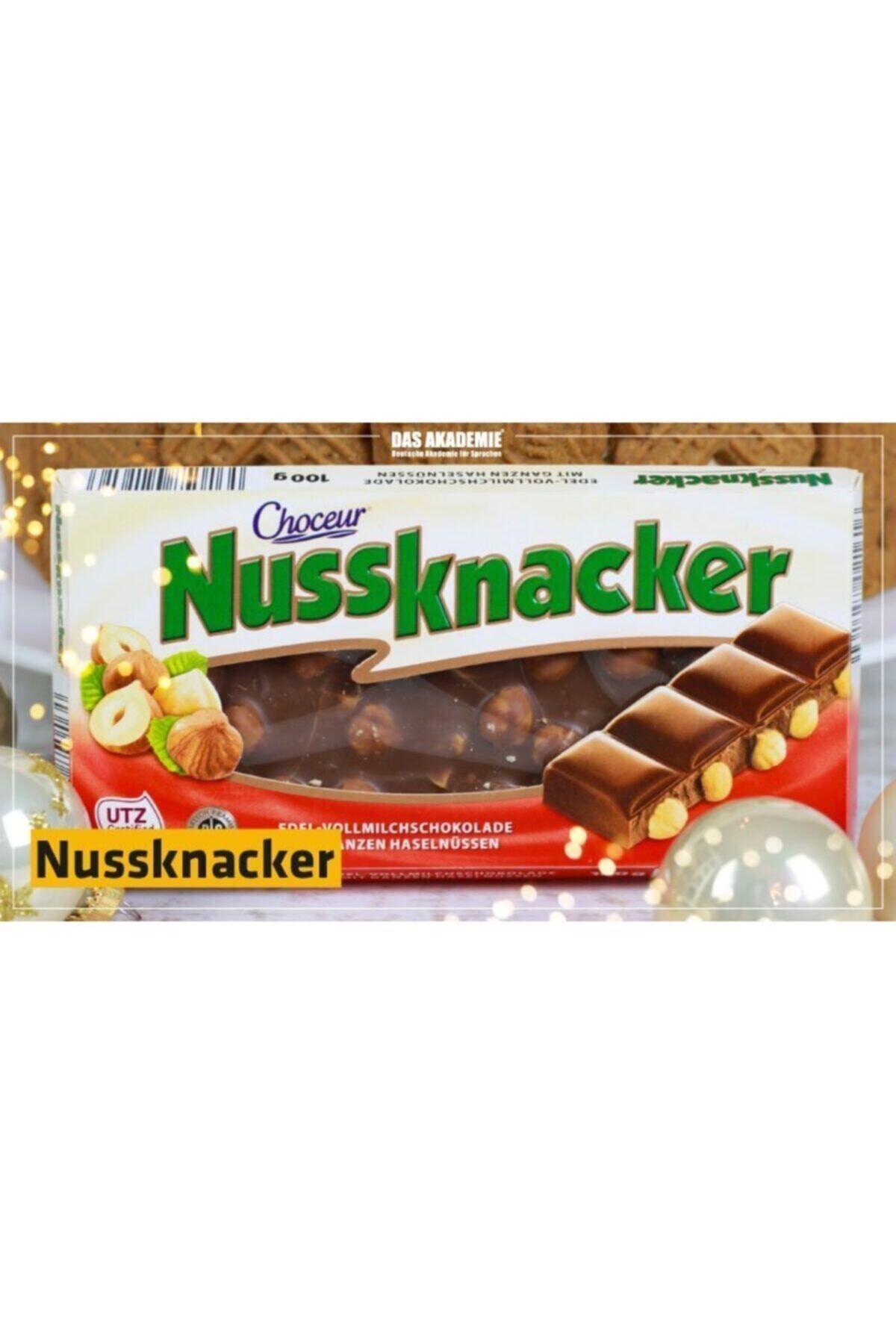 Choceur 5 Paket Nussknacker Yeni Üretim Bütün Fındıklı Çikolata 100g ...