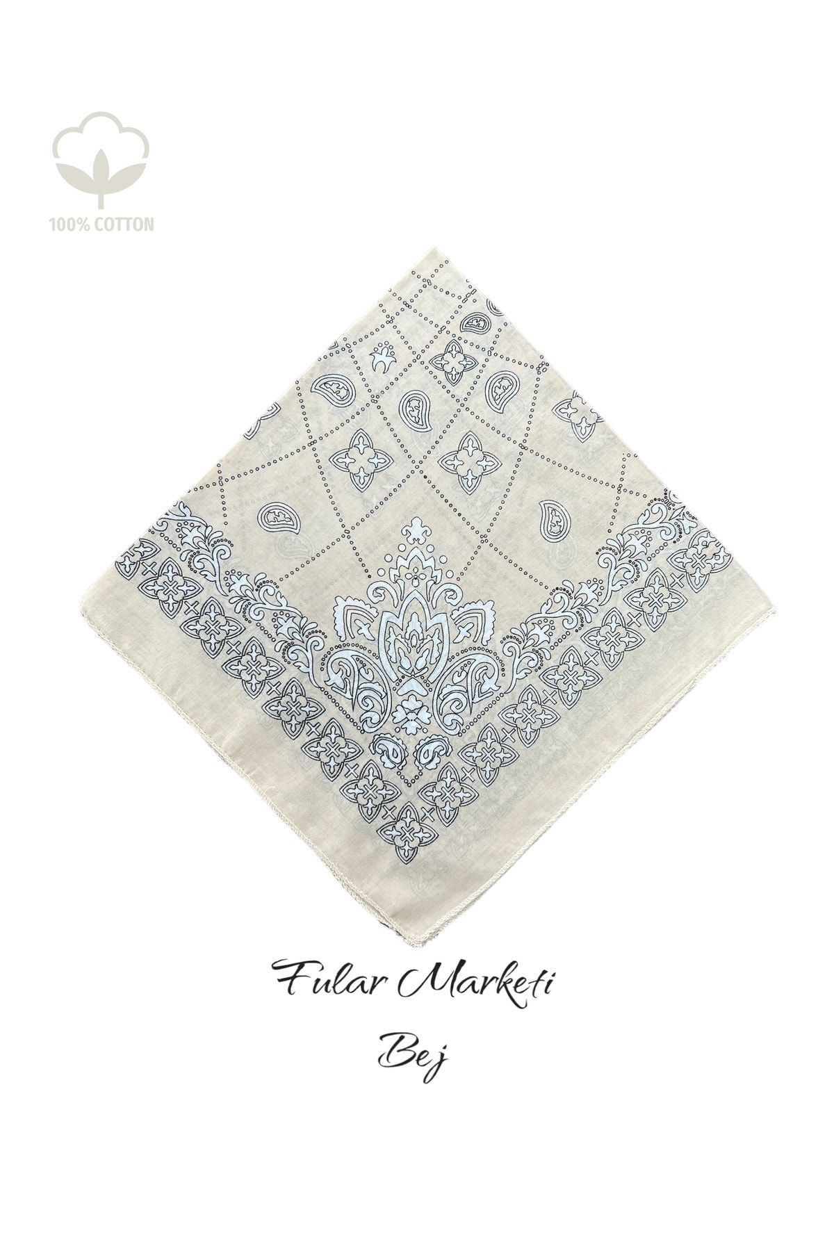 Fular Marketi Sepete 4 Ekle 3 Öde %100 Pamuklu Elegance Desen Bej 1 Adet Fiyatıdır - Fiyatı ...