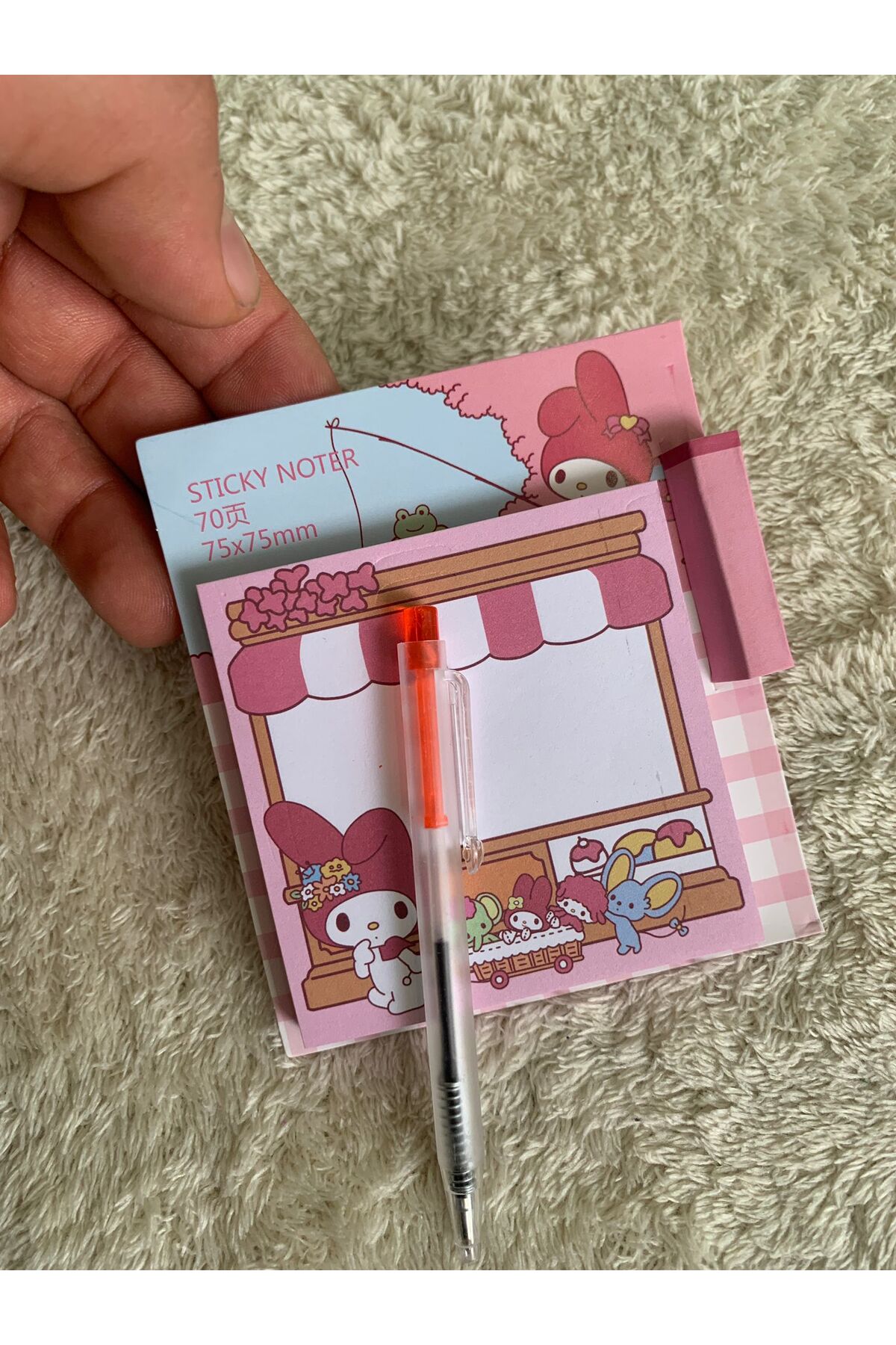 Meyra Accessories sanrio sticker bloknot ve mini kalem kuromi ...