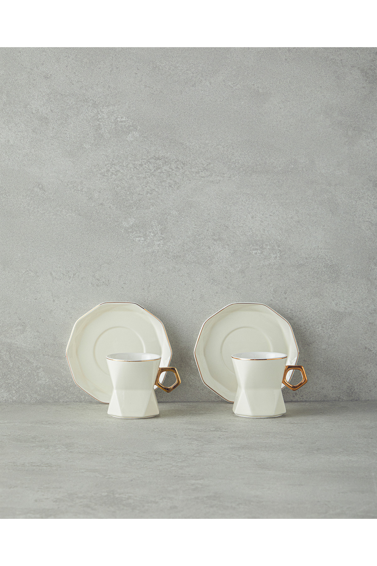 English Home Axel New Bone China 12 Parça 6 Kişilik Kahve Fincan Takımı ...