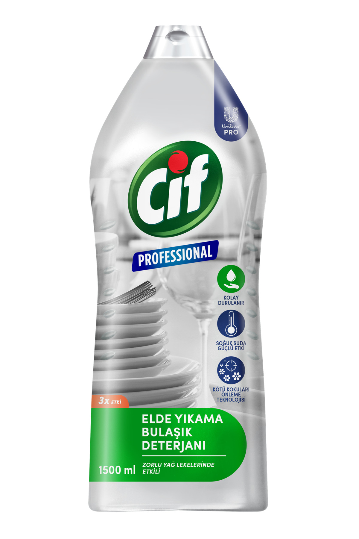 Cif CİF PROFESSİONAL BULAŞIK DETERJANI - ELDE YIKAMA 1500 ML 62678282 12 ADET - Fiyatı, Yorumları