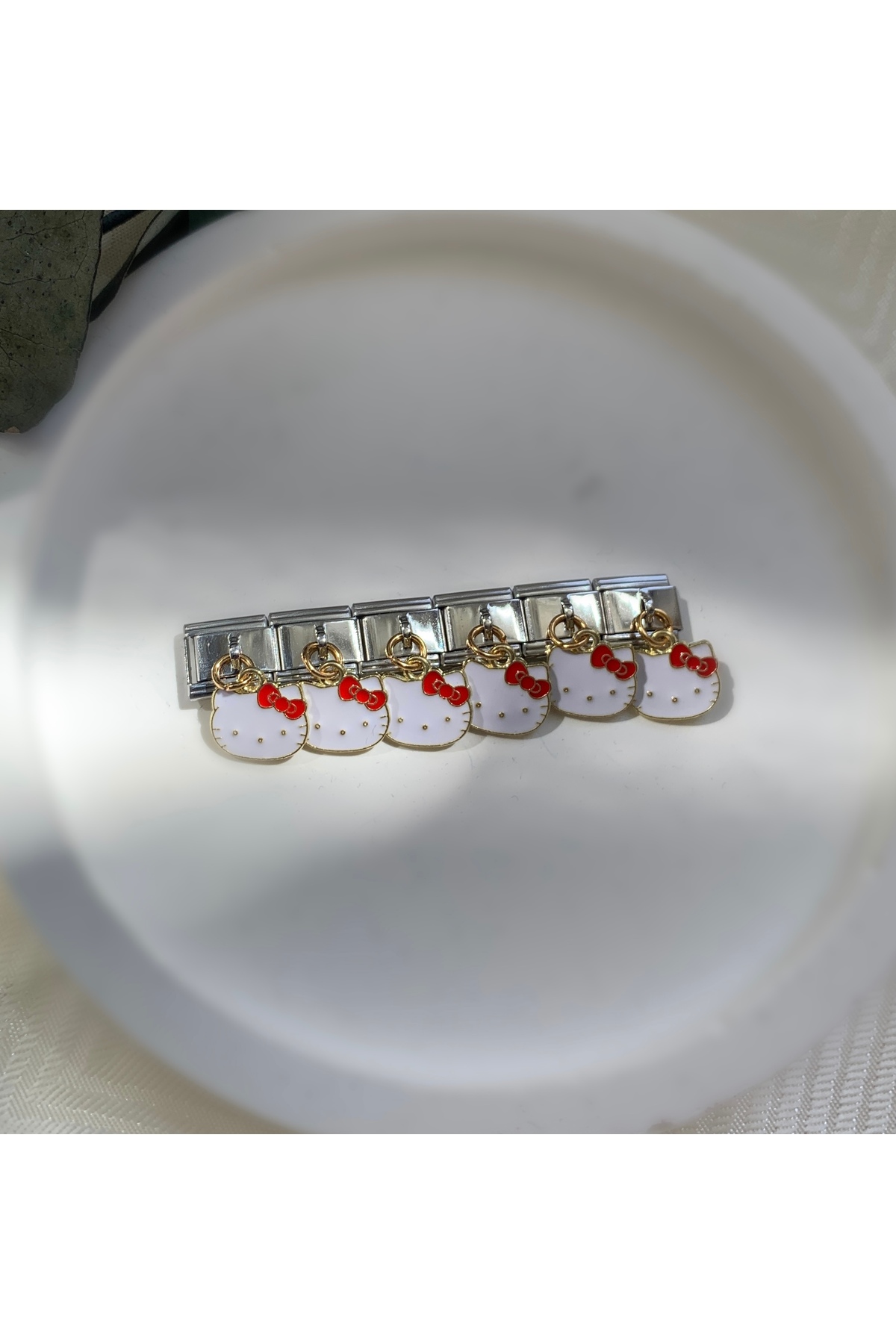 LENA JEWELRYS Hello Kitty Sallantılı Çelik İtalyan Charm 9mm Fiyatı ...