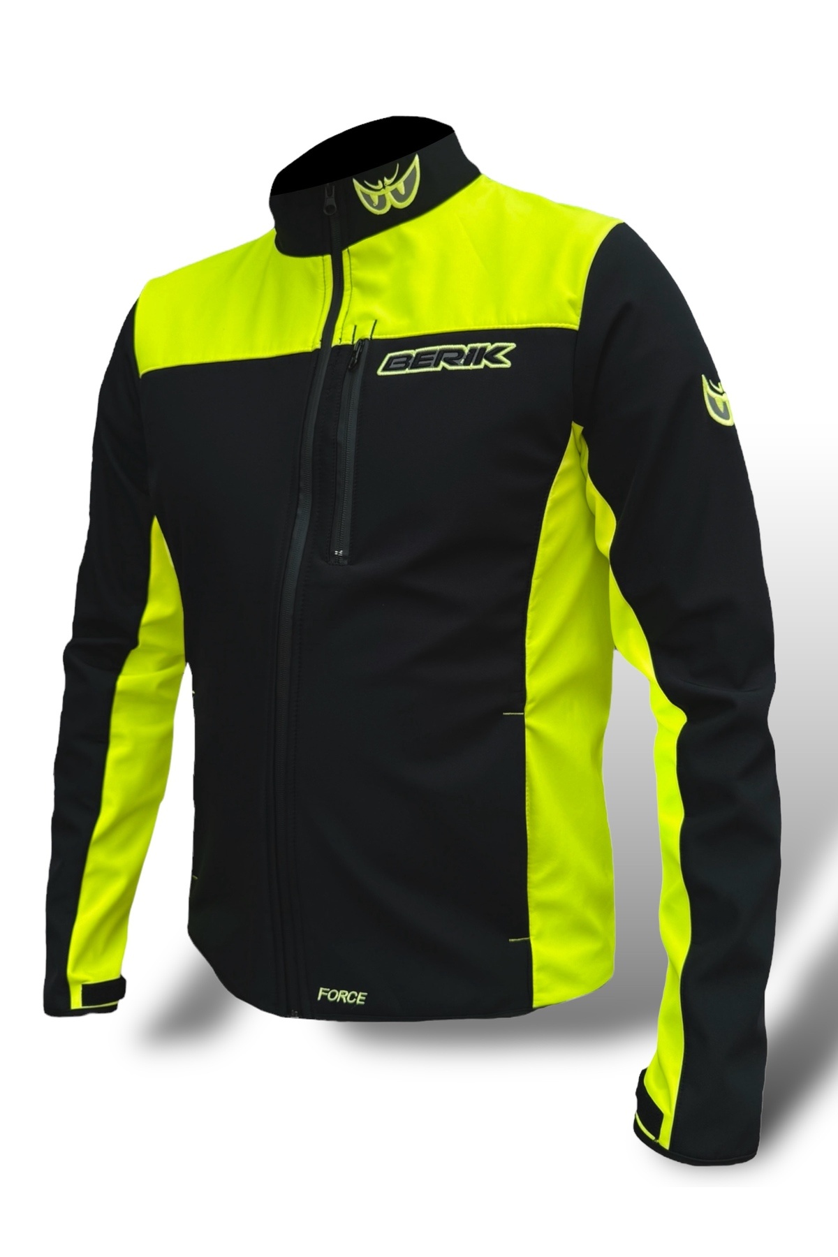 BERİK Berik Force Rüzgar Geçirmez Suya Dayanıklı Softshell Mont Neon ...