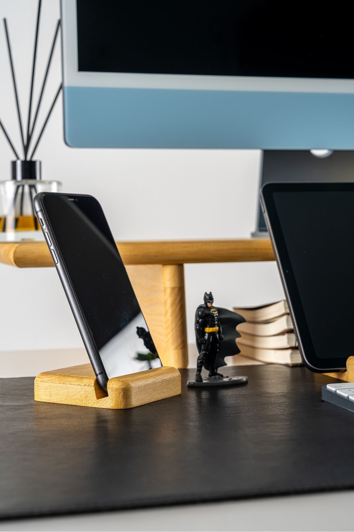 Woodsuppco Tablet Tutucu, Ahşap Tablet Standı, Masaüstü Ahşap Tablet ...