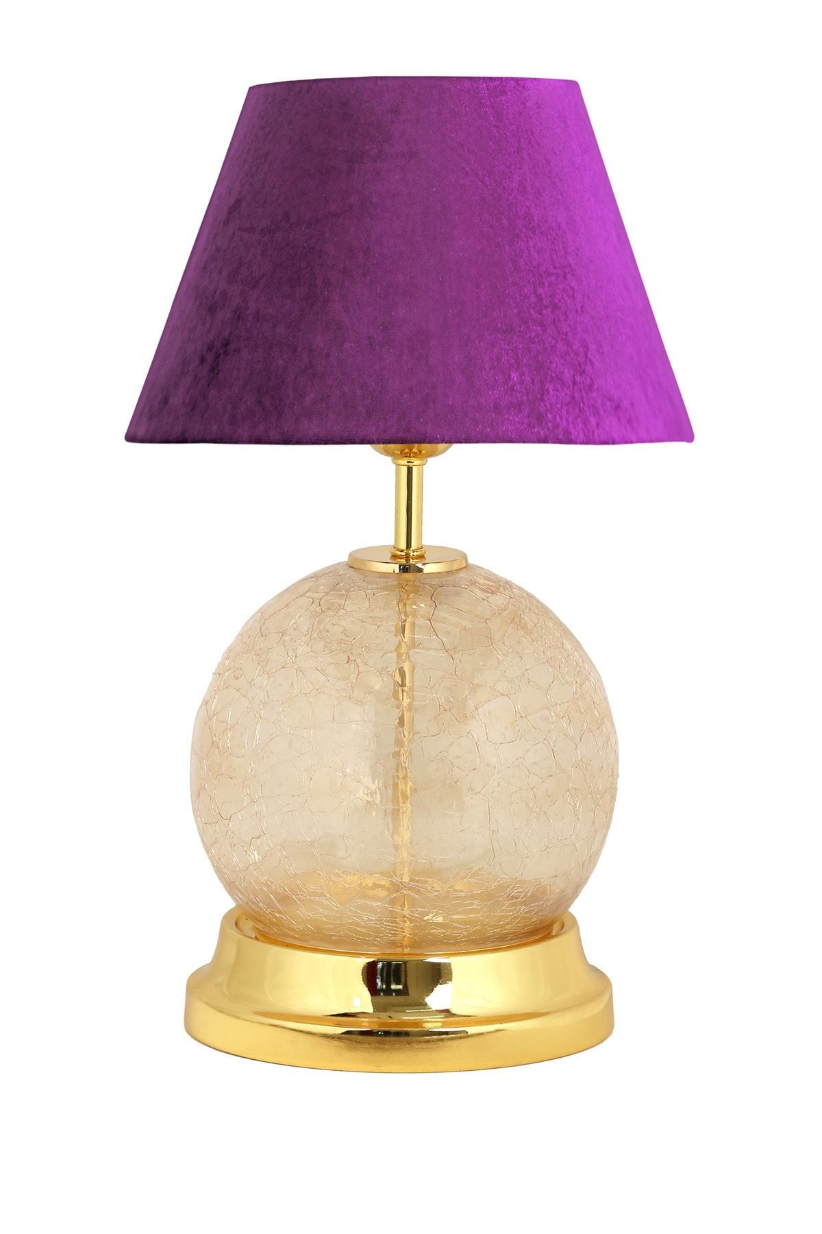 Vinner Broken Glass Gold Detaylı Cam Abajur - Kadife Mor Fiyatı ...