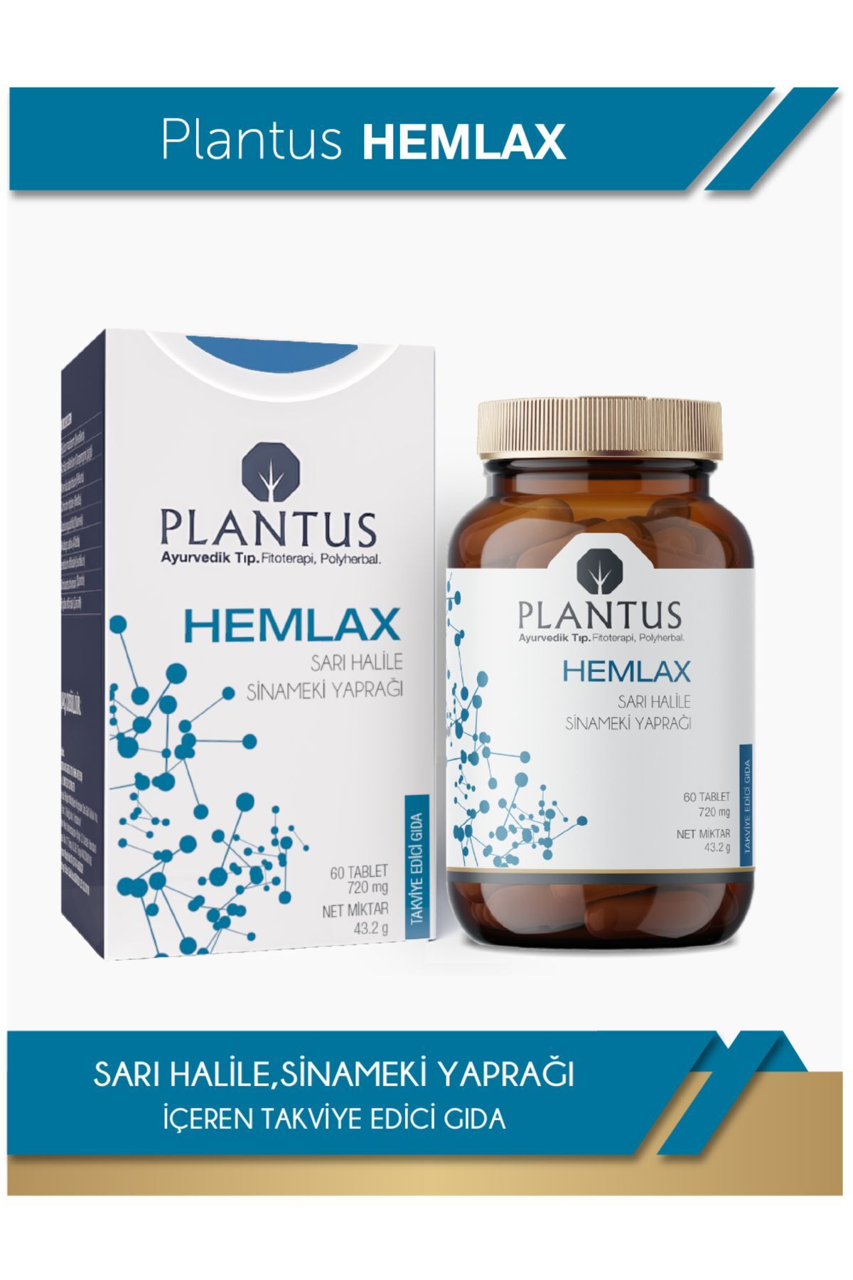 Plantus Hemlax - Bitkisel Destek 60 Tablet - Fiyatı, Yorumları