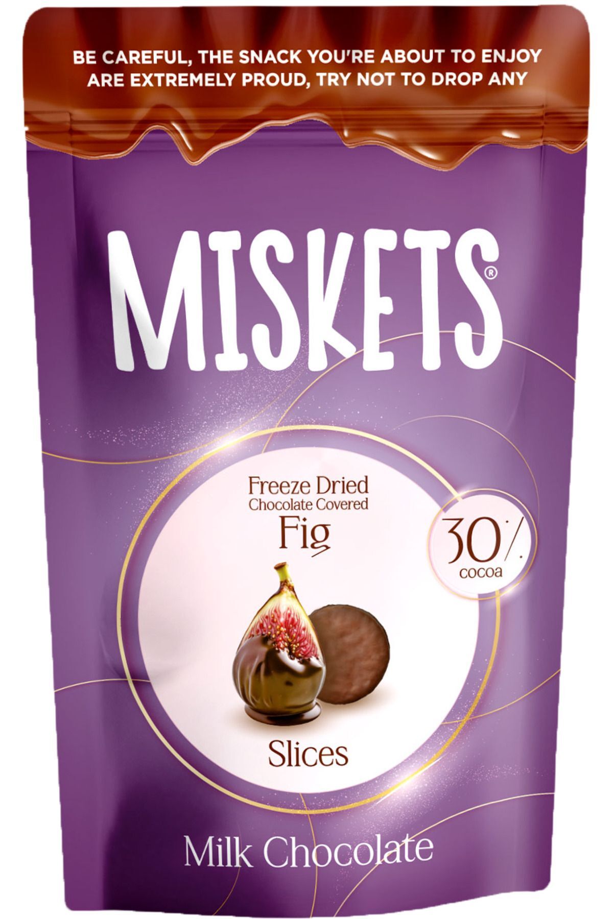 Miskets Sütlü Çikolata Kaplamalı Dondurularak Kurutulmuş Incir 80 gr ...