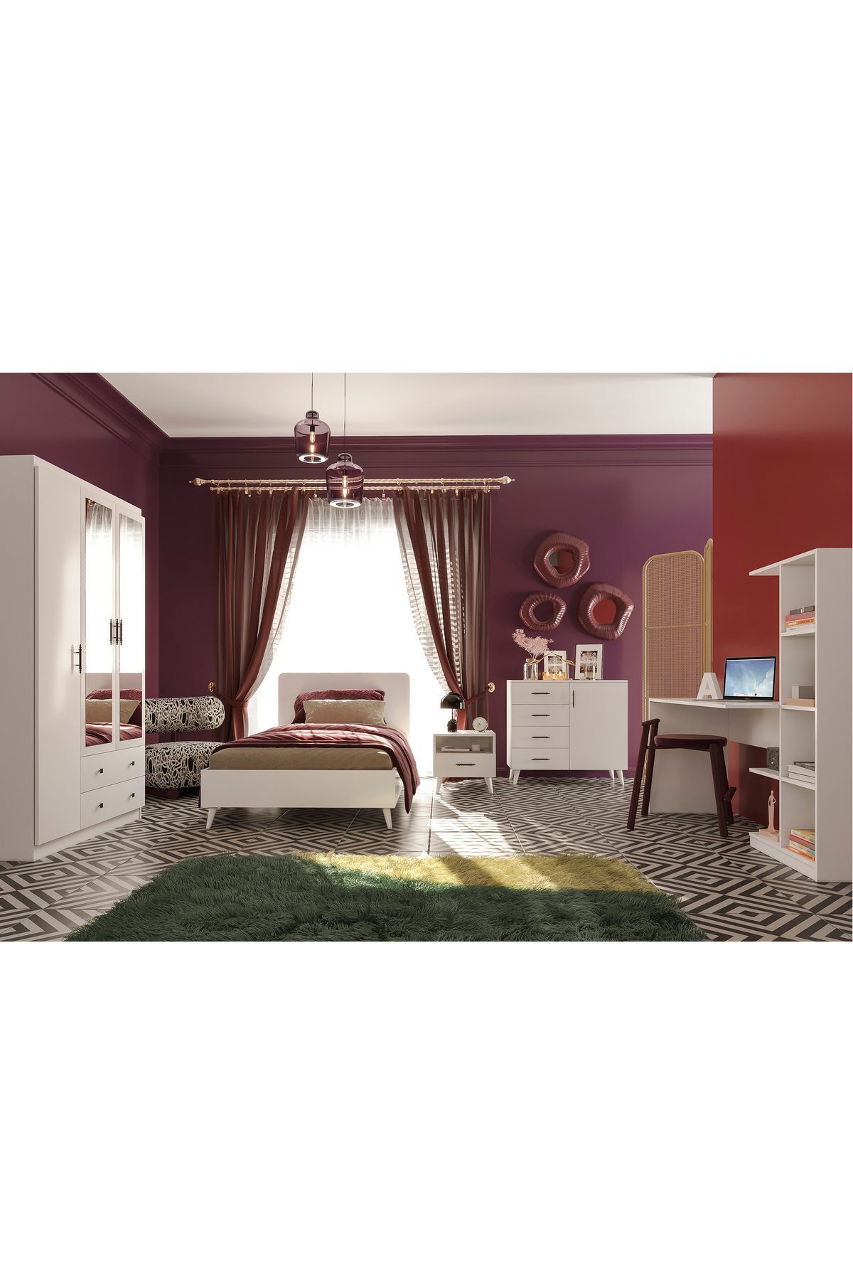 SUNROYAL CONCEPT Lavinia C Genç Odası Takımı - Fiyatı, Yorumları