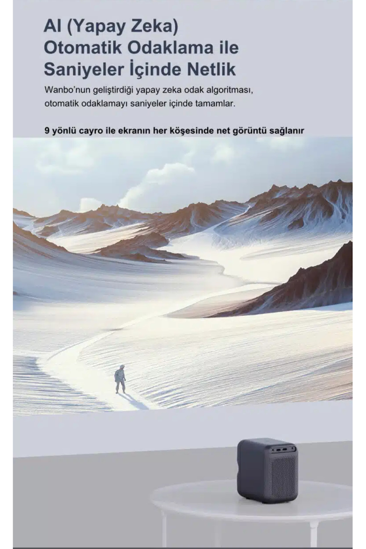 wanbo Tt 650 Ansi Lümen L1 Lisanslı 1080p Linux Os Projeksiyon Cihazı ...