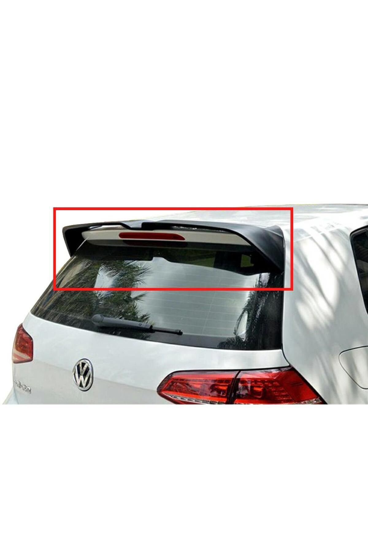TÜRKSET Golf 7-7,5 Plastik Oettinger Spoiler Parlak Siyah Boyalı ...