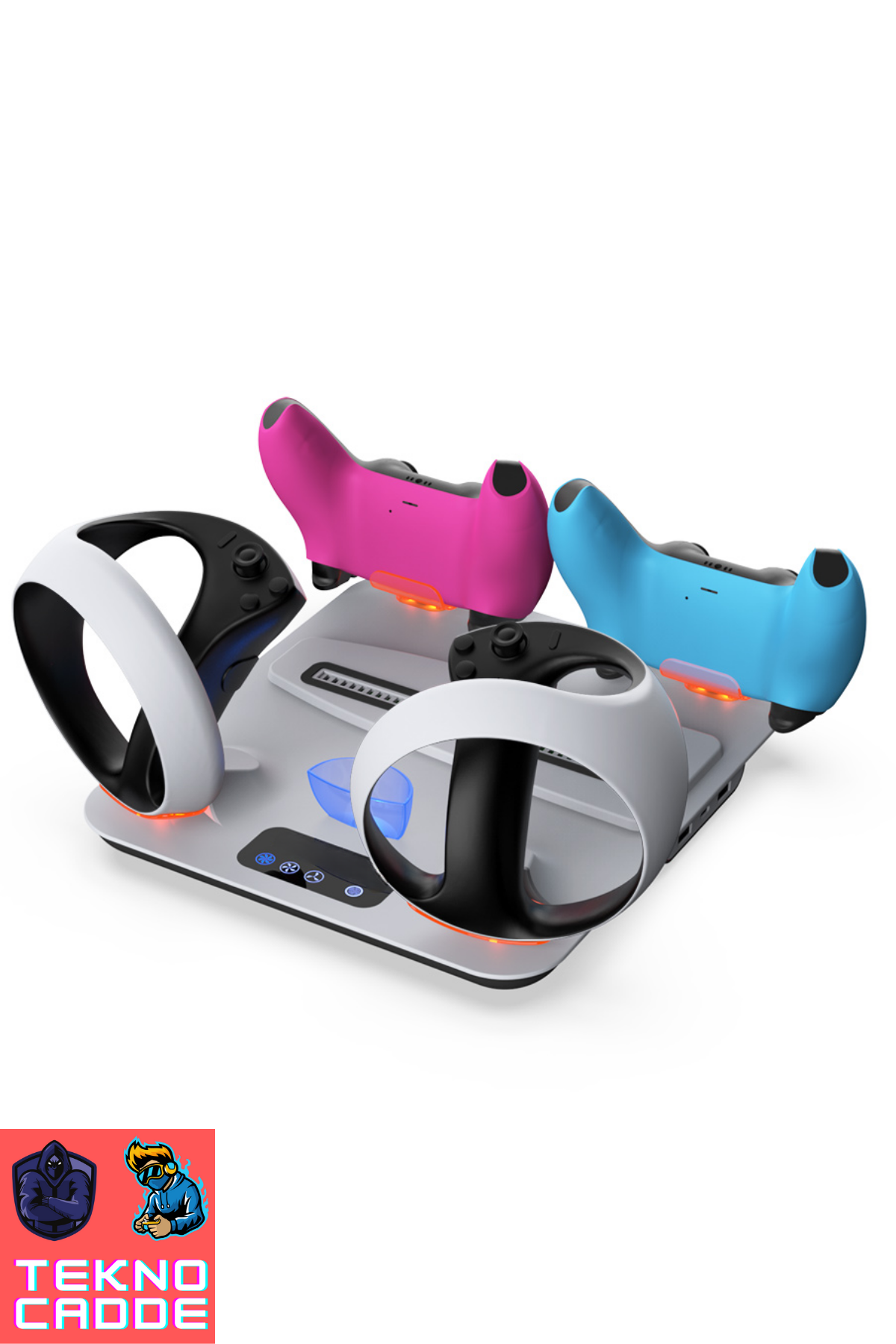beboncool Tp5-3513 Ps Vr2 Joystick Şarj Ps Vr2 Gözlük Stand Ps5 Disk ...