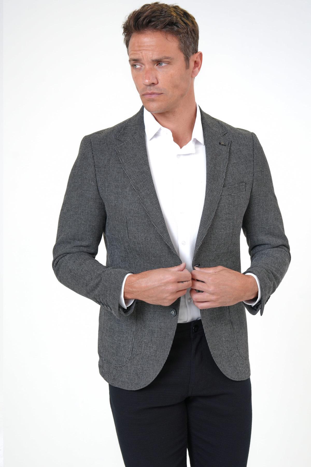 SÜVARİ 6 Drop Slim Kalıp Armürlü Ceket Fiyatı, Yorumları - Trendyol