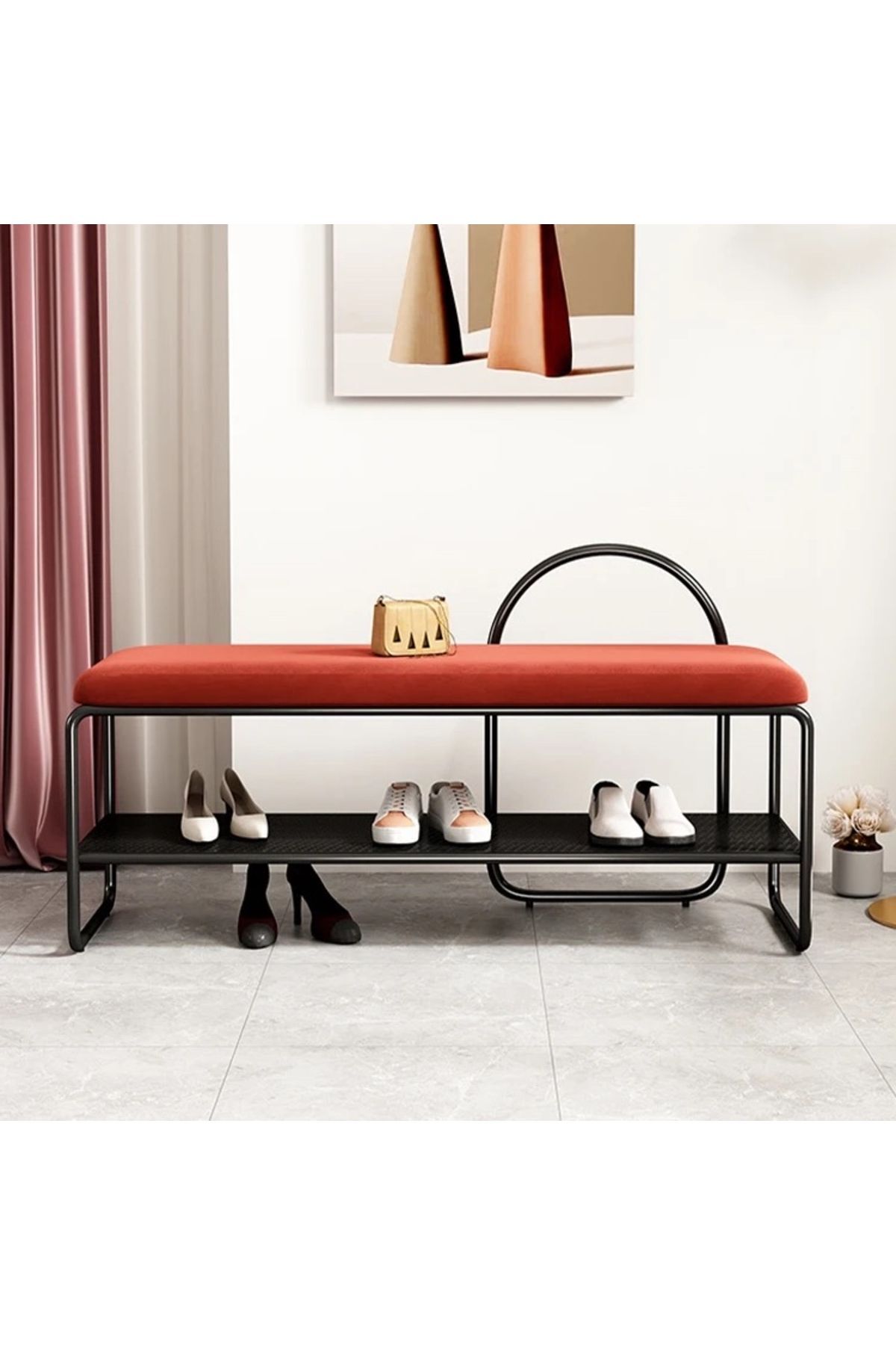 larissa design Ayakkabılık bench puf Fiyatı, Yorumları - Trendyol
