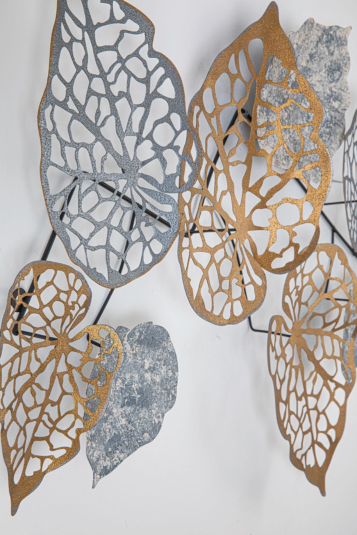 Doreline Doreart Leaf Metal Duvar Tablosu, Ev Ofis Duvar Panosu Ch112-1 - Fiyatı, Yorumları