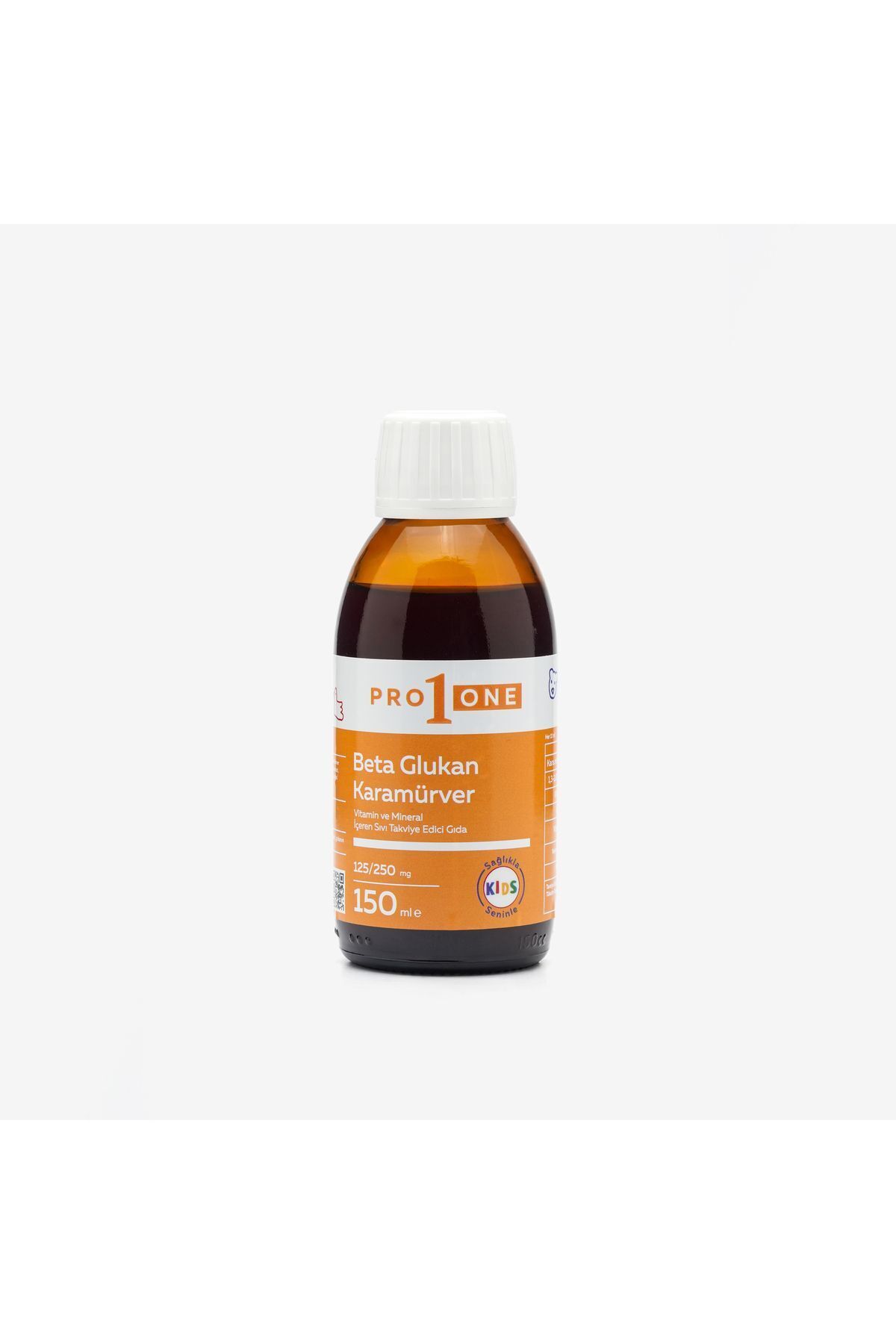 PRO1ONE PRO 1 ONE Beta Glucan Kara Mürver Vitamin ve Mineral İçeren ...