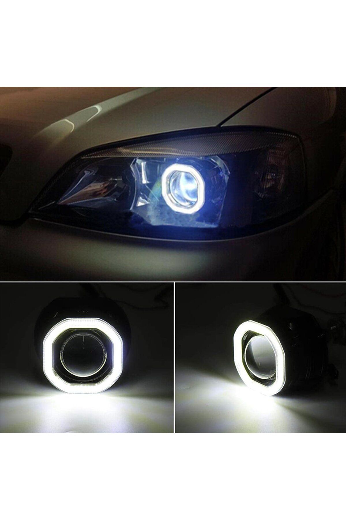 Tiger Marketing Universal Angel Bi Xenon Kare Beyaz Angel Far Mercek ...