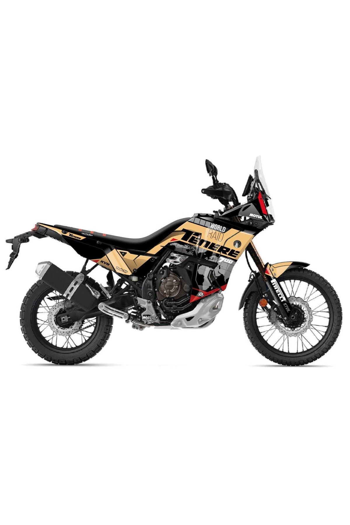 Run Grafik Shop YAMAHA TENERE 700 Compatible STICKER SET FULL BODY KIT ...