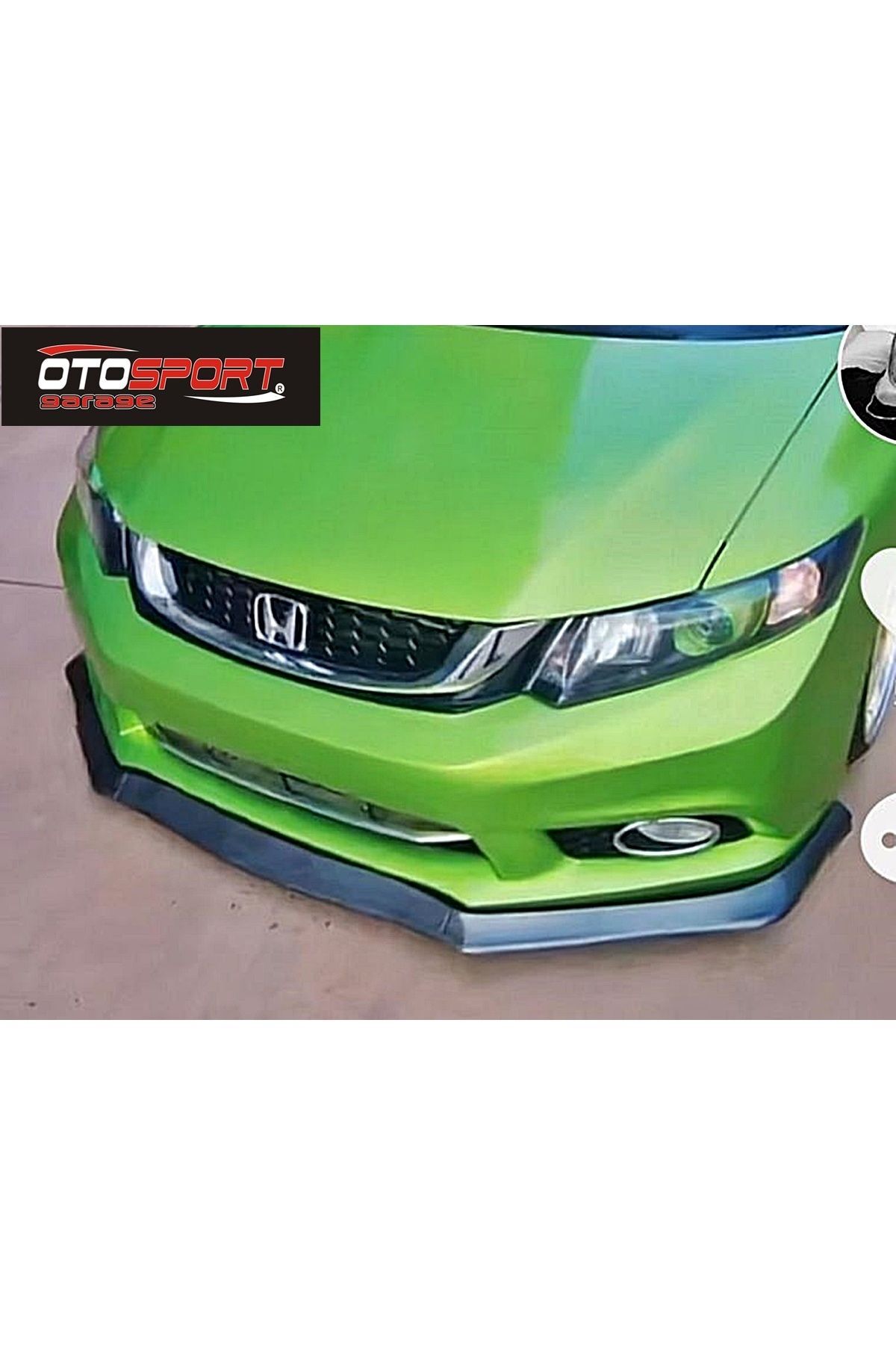 Genel Markalar HONDA CİVİC FB7 ÖN TAMPON ALT LİP FİBERGLASS BOYASIZ A+ ...