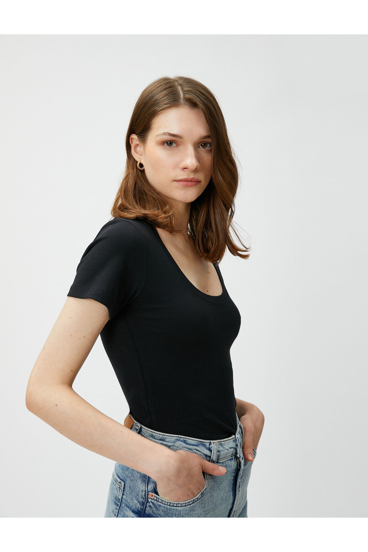 Koton Basic Tişört U Yaka Pamuklu Fiyatı, Yorumları - Trendyol