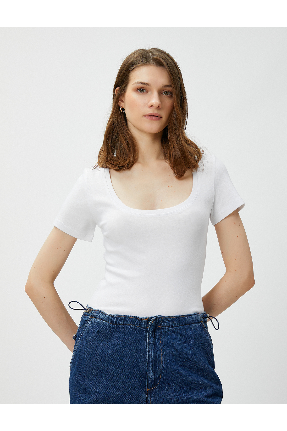 Koton Basic Tişört U Yaka Pamuklu Fiyatı, Yorumları - Trendyol