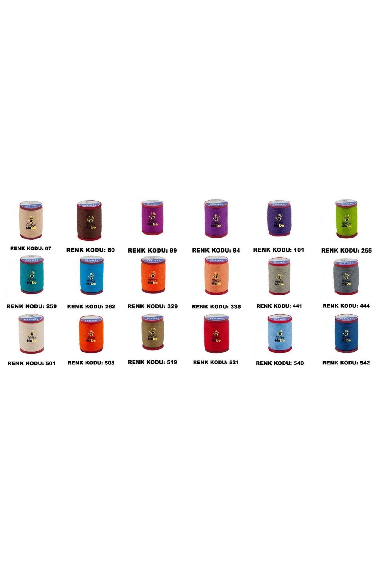 OYALI Suni Ipek 4 Kat Iplik Nakış Iğne Oyası Tığ Oyası Etuval Tek Makara Net 35gr Renk Kodu ...