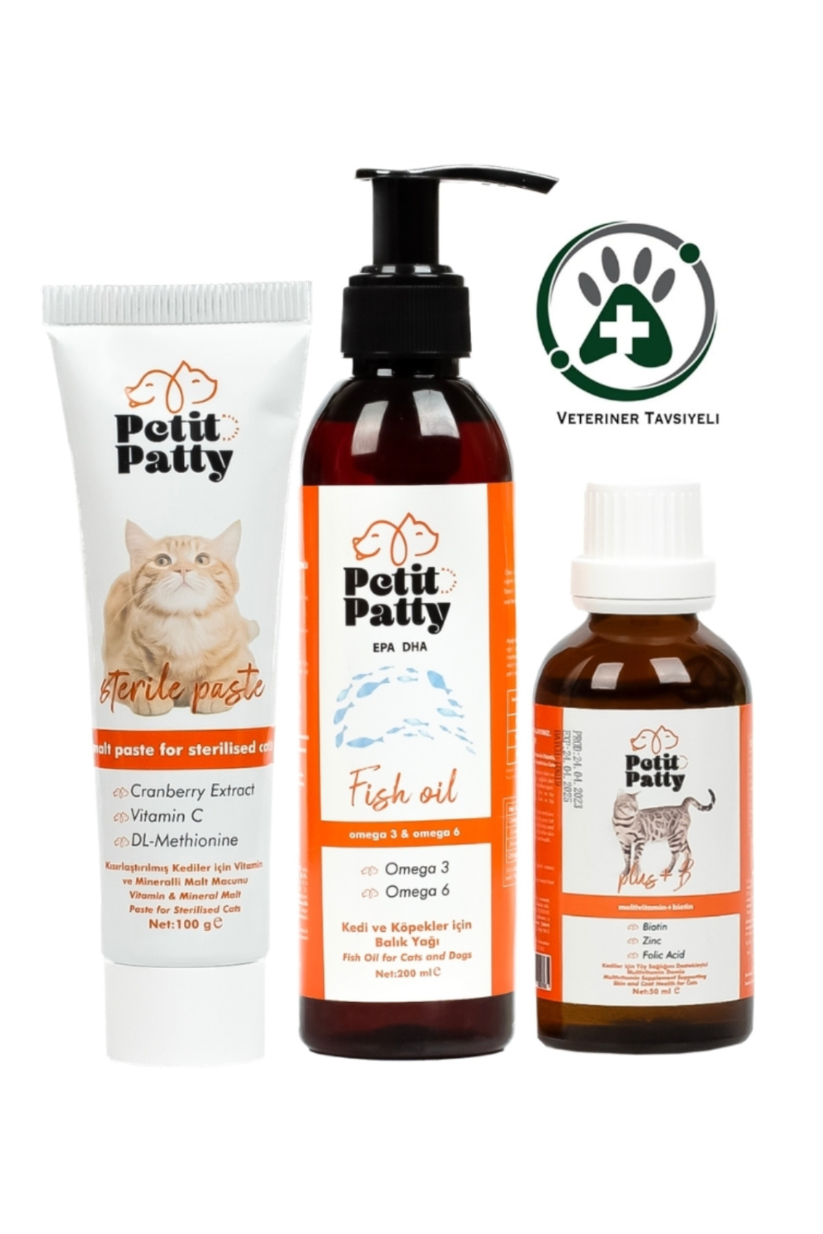 Petit Patty Felicare Sterile Power Set (fish Oil + Sterile Paste + Plus ...