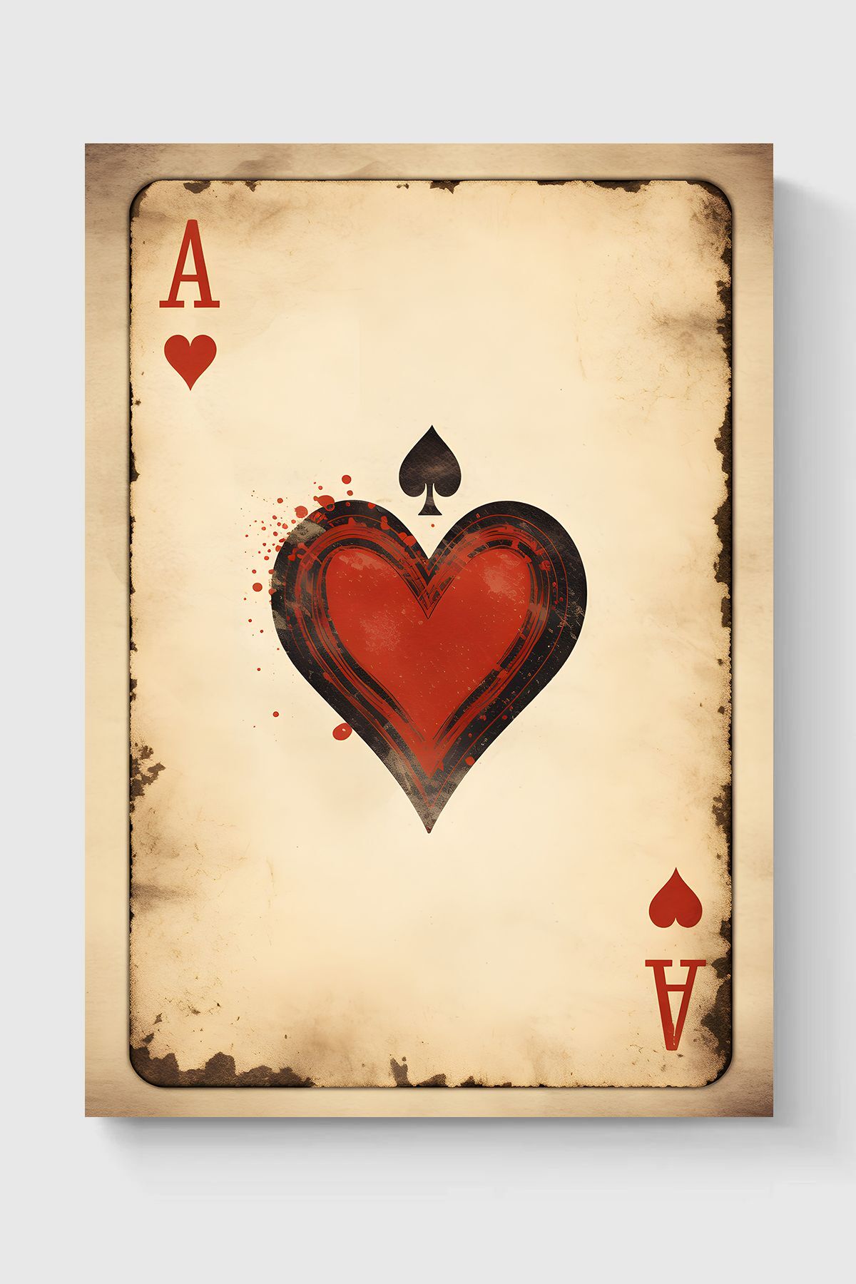 Luna Marissa Kupa Ası İskambil Poster Çerçevesiz Duvar Posteri Fiyatı ...