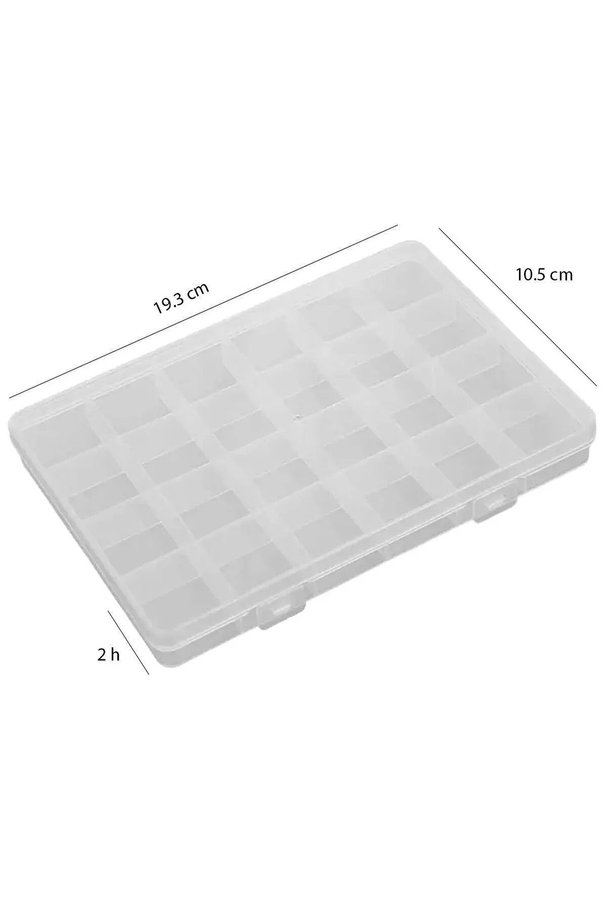 EYNOR 24 Bölmeli Düzenleyici Takı Av Malzemeleri Hobi Elişi Kutusu ...