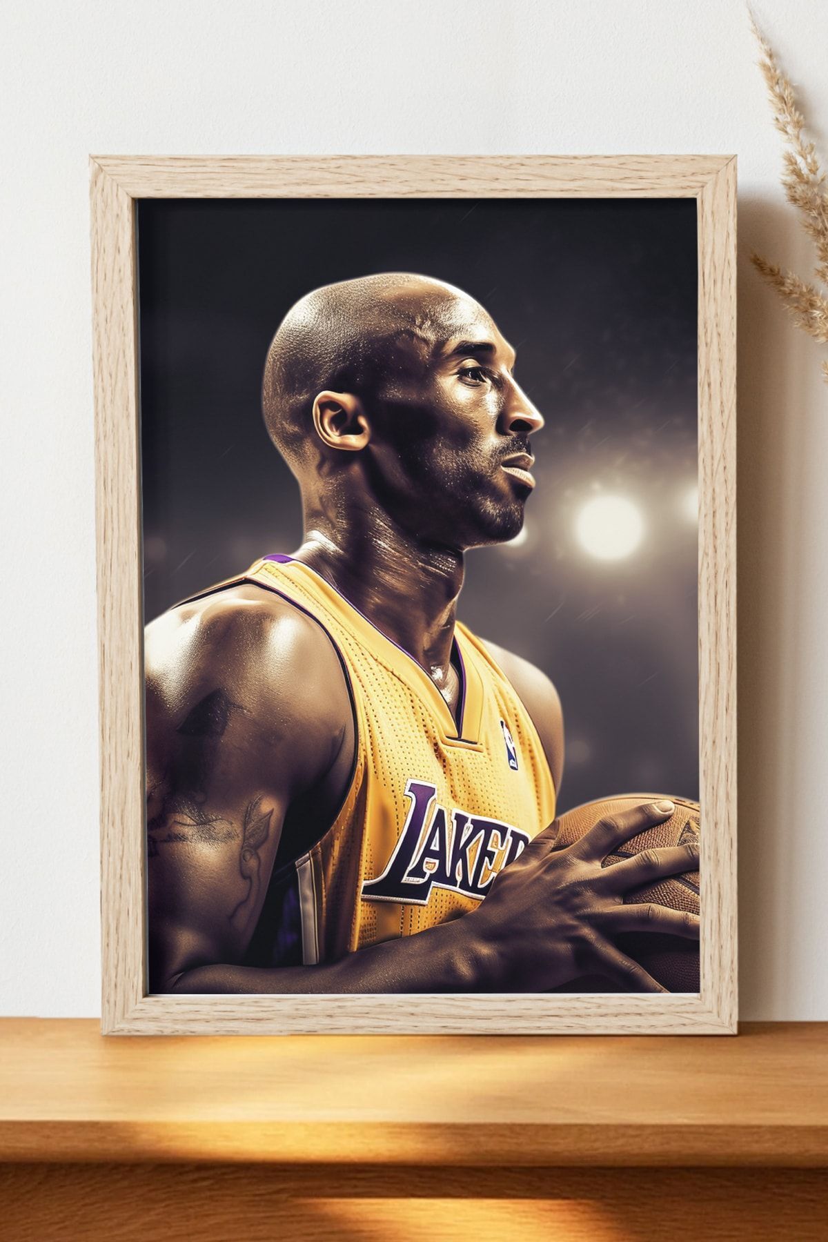 Luna Marissa Kobe Bryant Poster - Çerçevesiz Kalın Kağıt Dijital Art ...