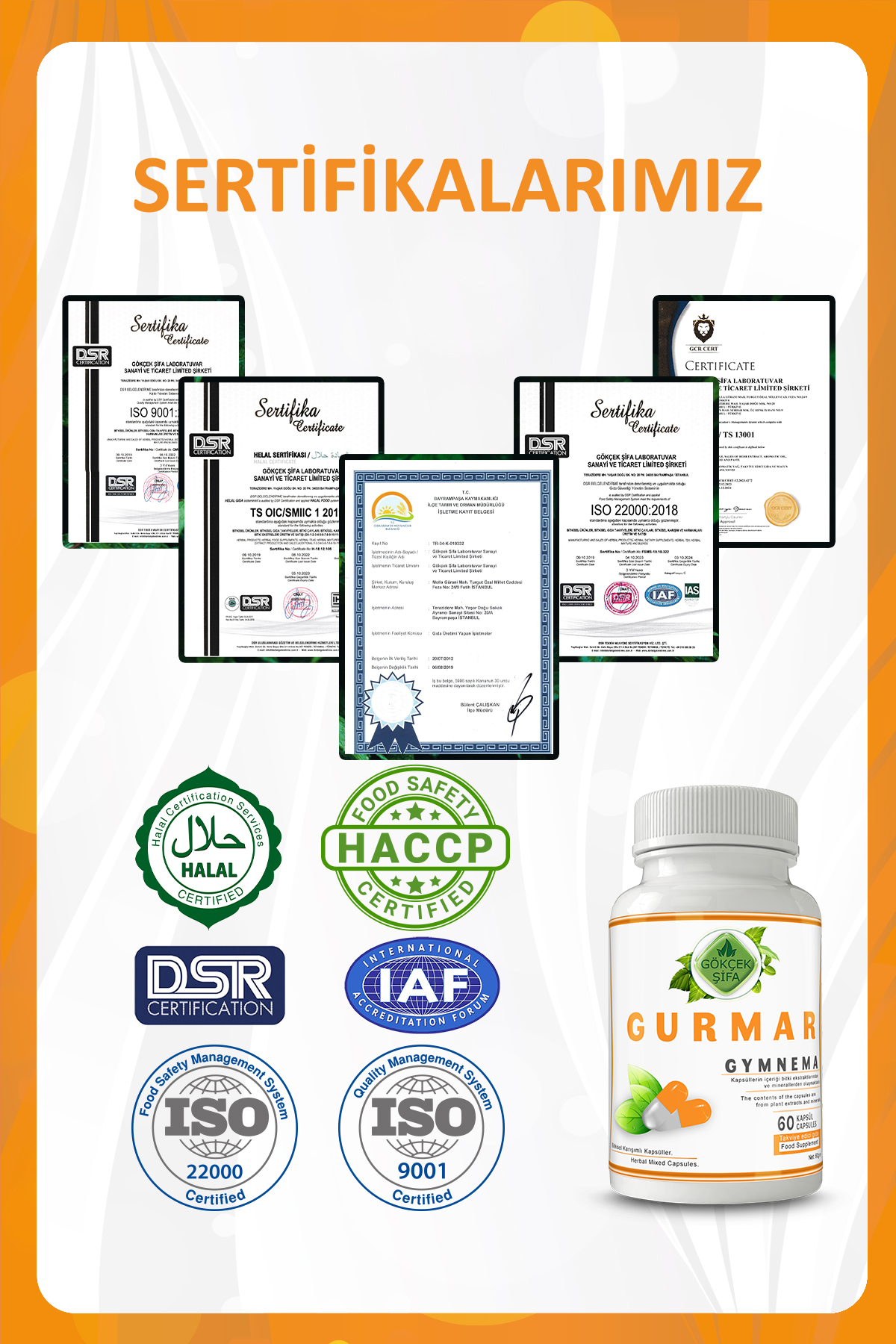 Gökçek Şifa Gurmar Kapsül (GYMNEMA CAPSULE) - Fiyatı, Yorumları